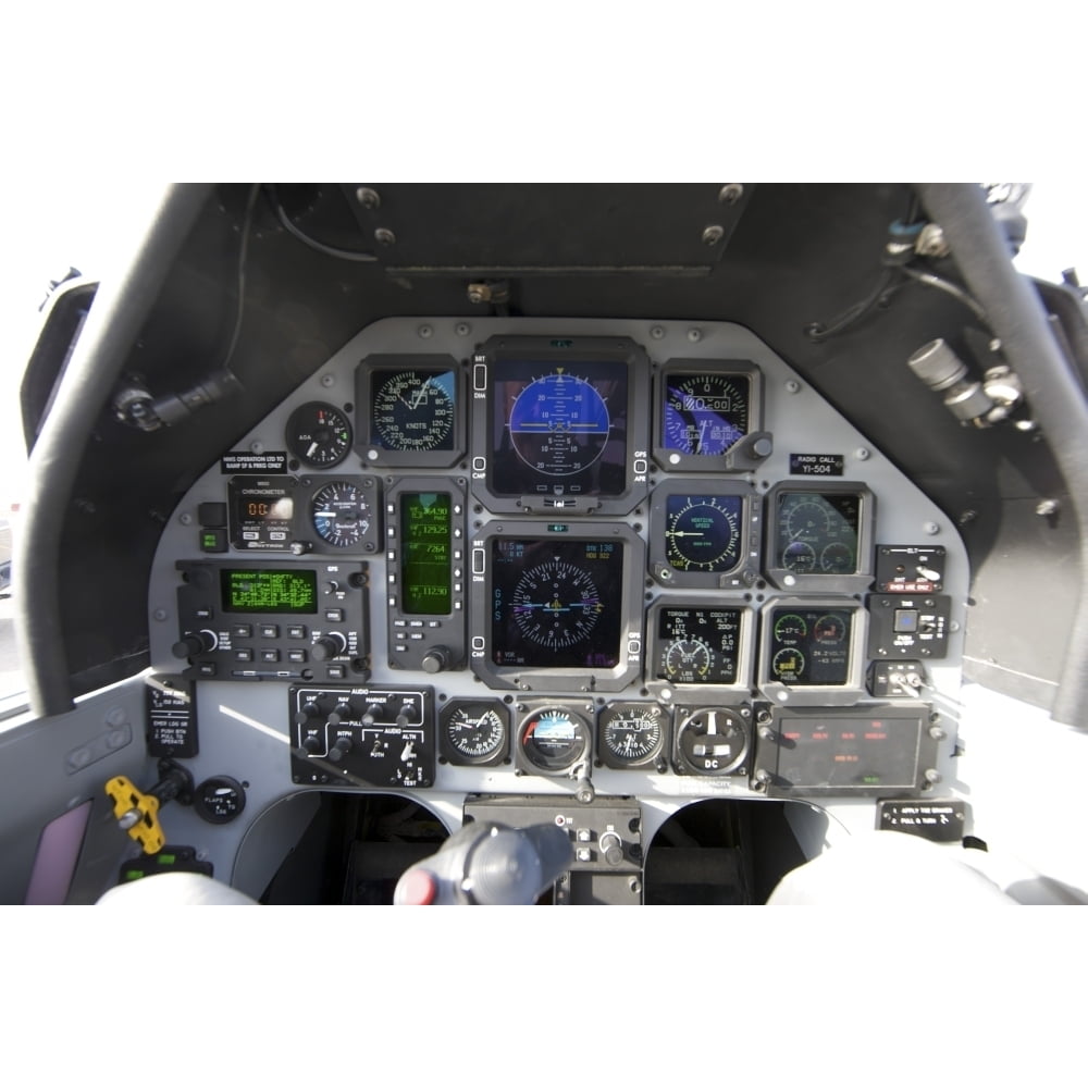 StockTrek Images PSTTMO100218M The Interior Cockpit of An Iraqi Air ...