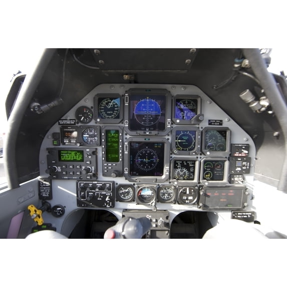 StockTrek Images PSTTMO100218M The Interior Cockpit of An Iraqi Air ...
