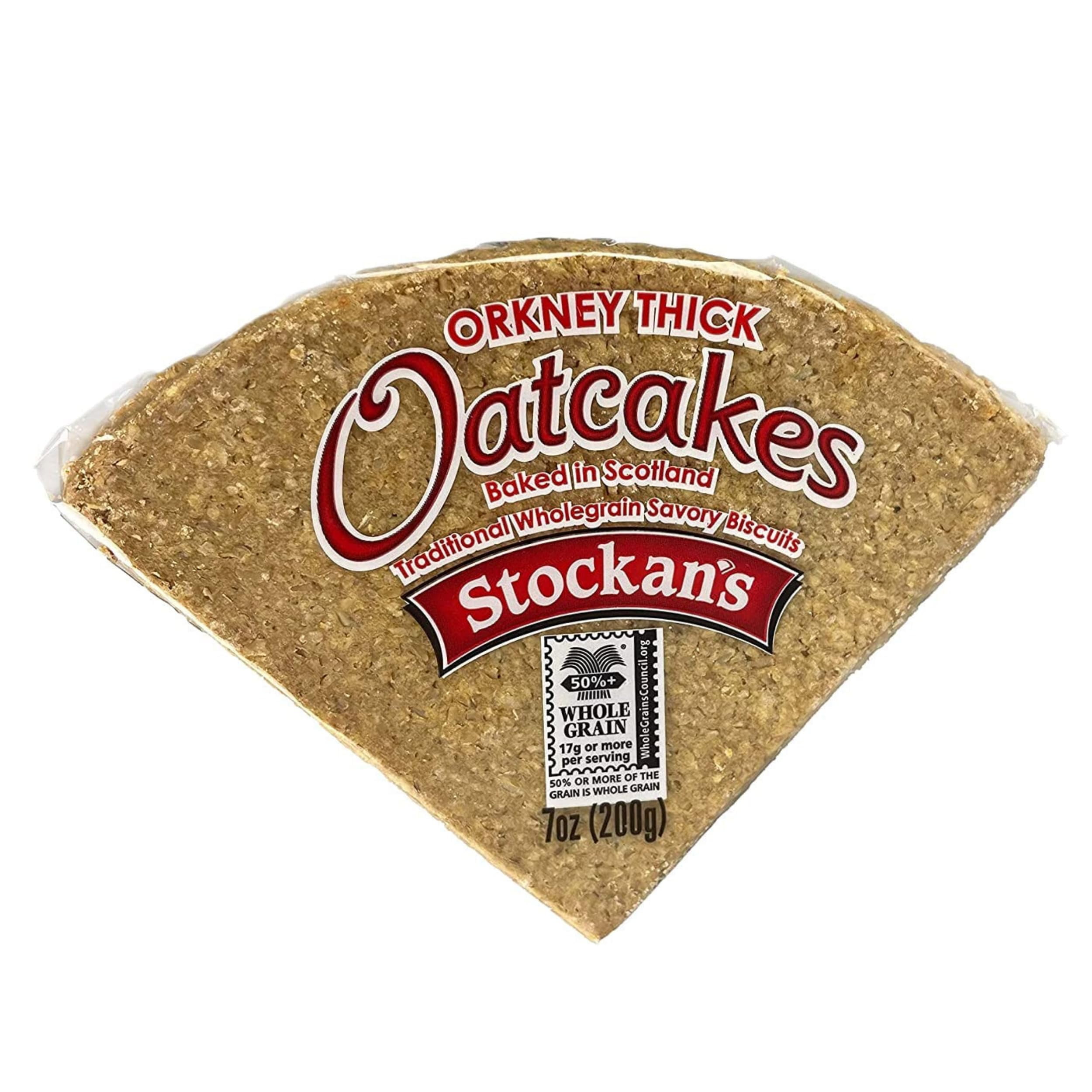 Stockan's Orkney Wholegrain AJH3 Thick Oatcakes - Traditional Scottish ...