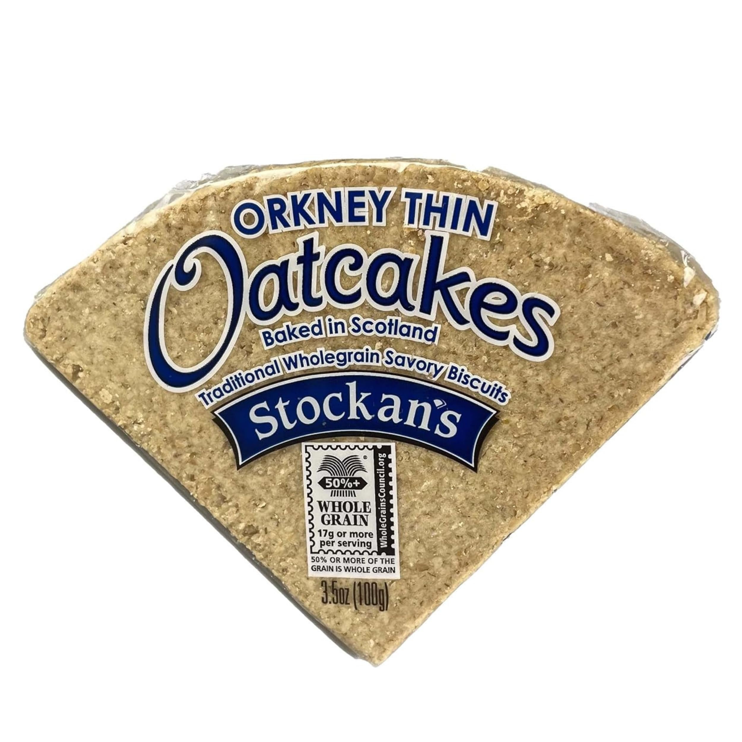 Stockan's Orkney Wholegrain FEV6 Thin Oatcakes - Traditional Scottish ...