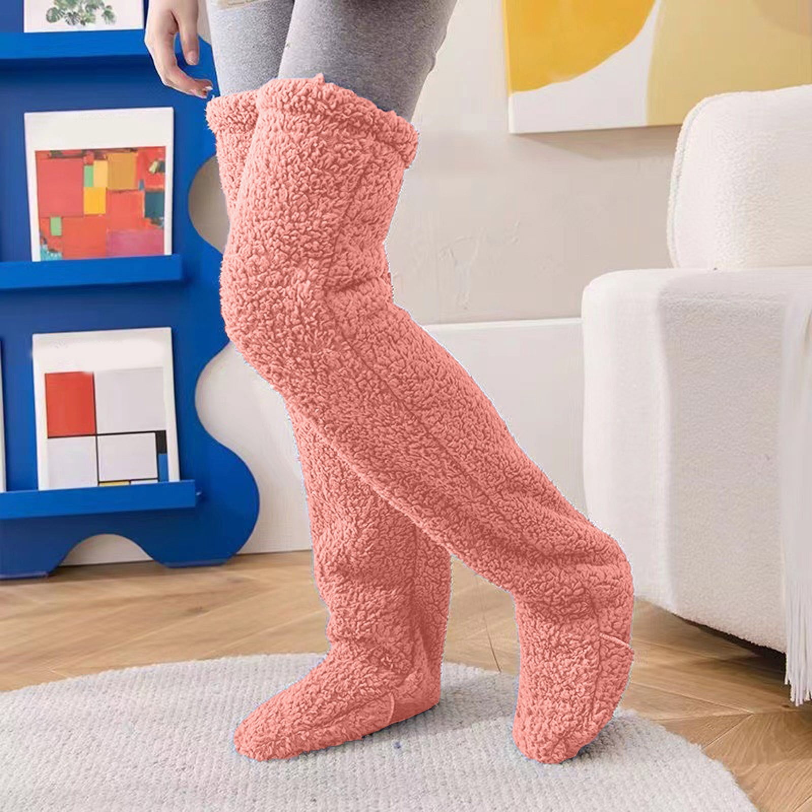 Stockings Long Calf Comfort Winter Warmth Leg Cover of Home Knee High ...