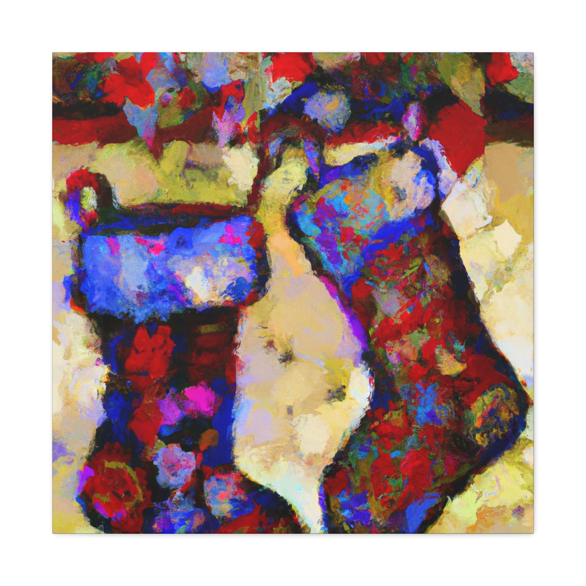 "Stockings in Reflection" - Canvas - Walmart.com