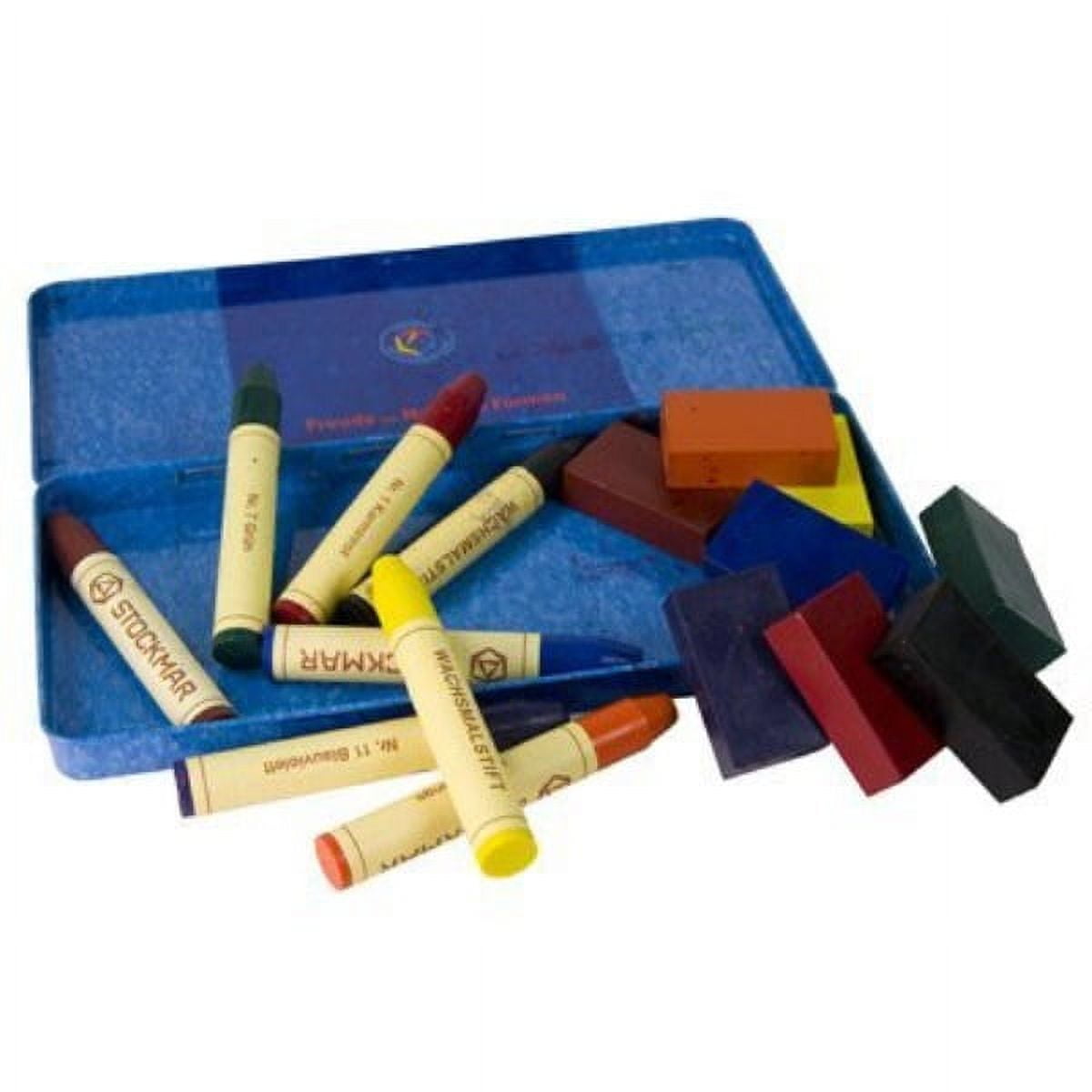 Stockmar Combined Assortment 8 Crayons + 8 Blocks - Walmart.com