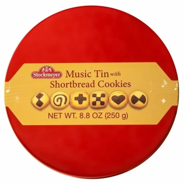 Stockmeyer Butter Cookie Music Tin, 8.8 Ounce Tin - Walmart.com