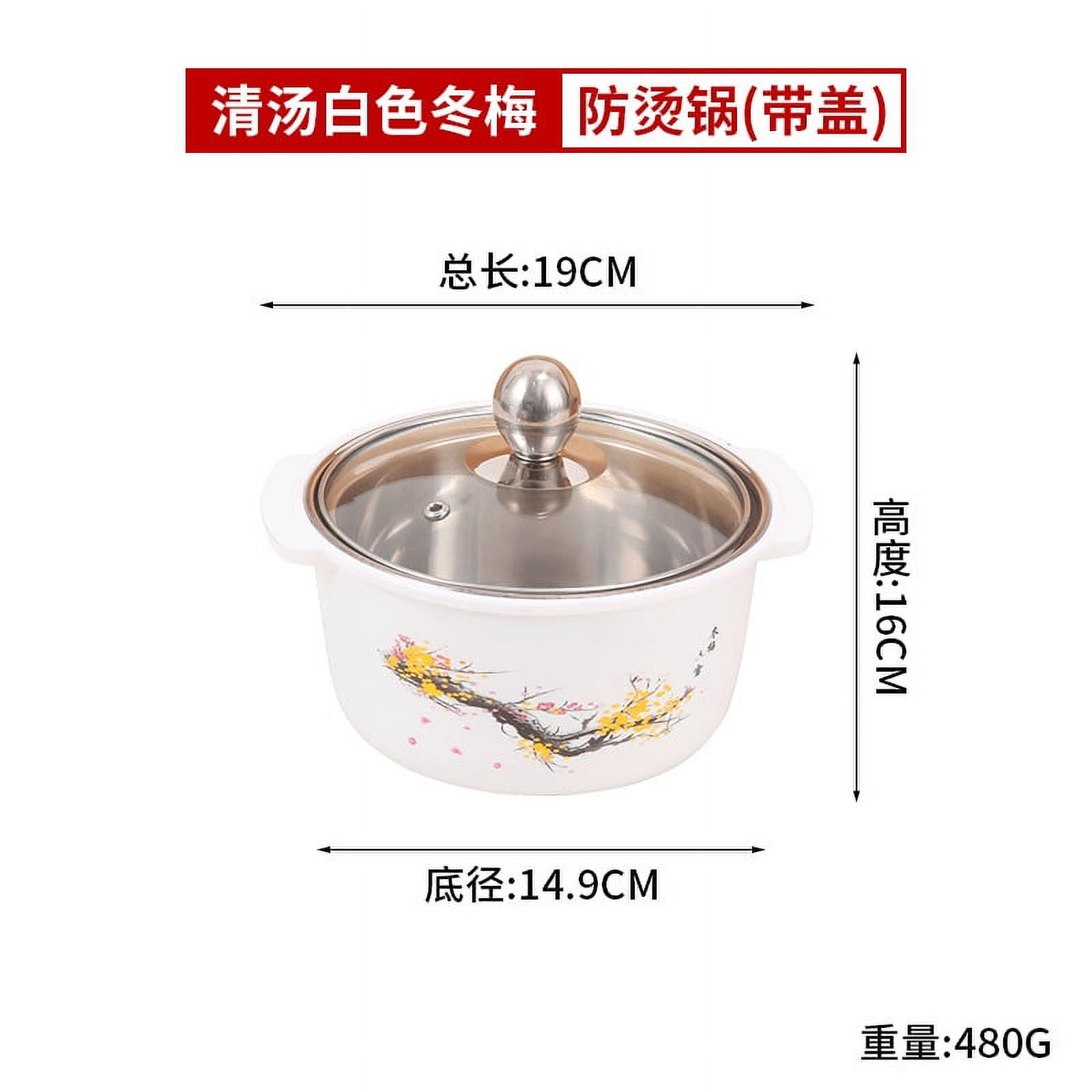 Stockpot Lidded Stainless Steel Pot Multipurpose Soup Pot Small Cooking ...