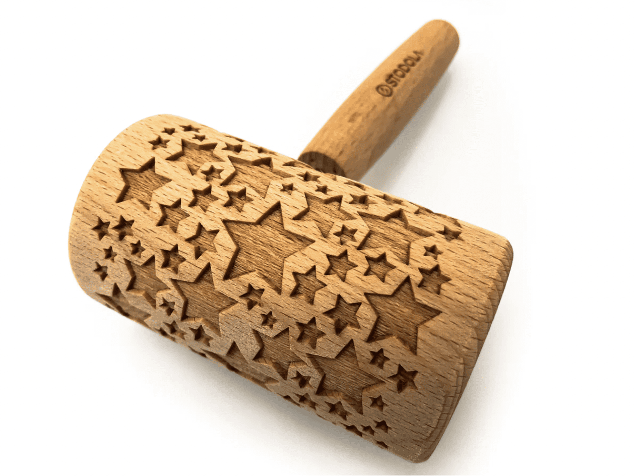 Stodola Engraved Mini Rolling Pin with CRAZY NOTES Pattern - Walmart.com