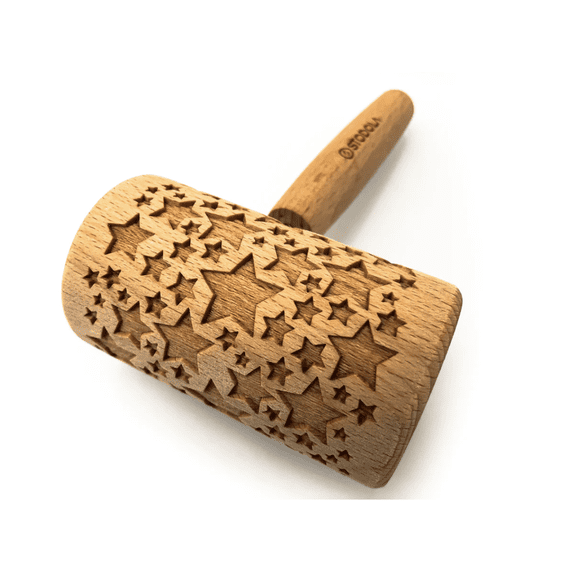 Stodola Engraved Mini Rolling Pin with CRAZY NOTES Pattern - Walmart.com