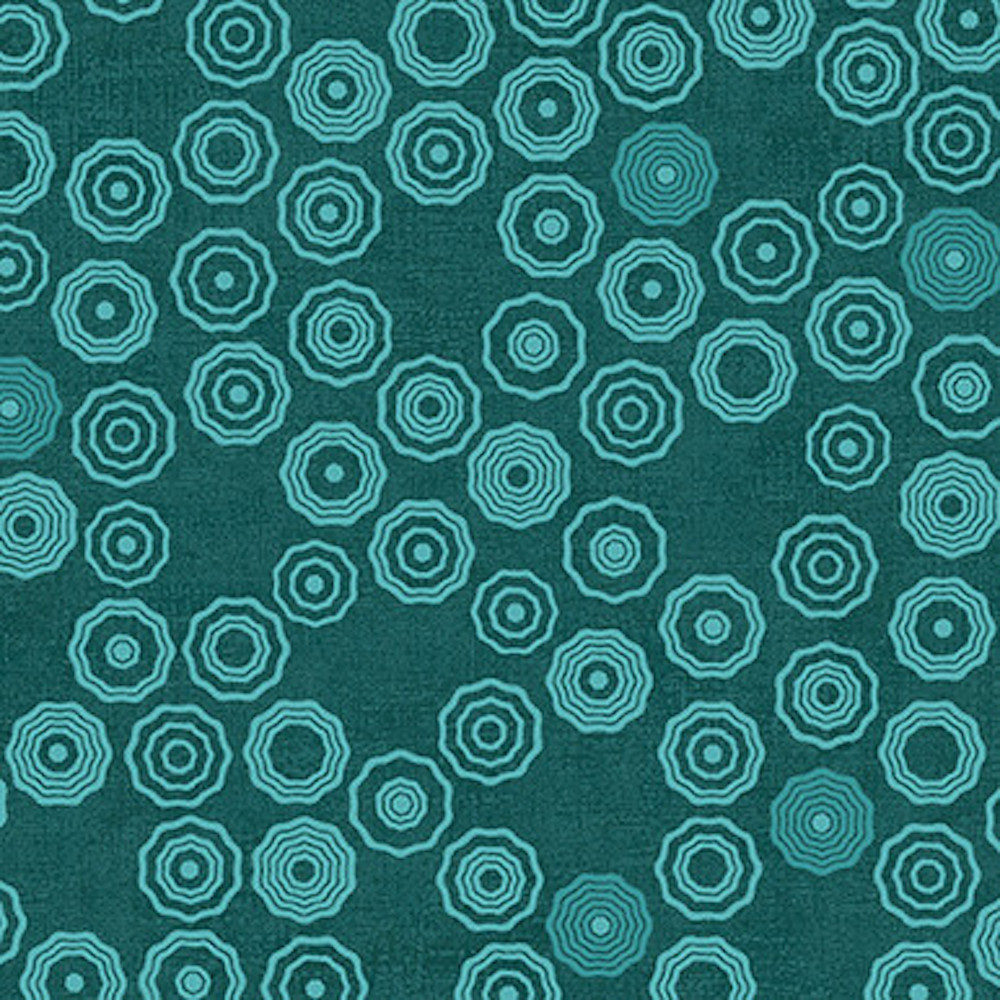 Stof European Basically Gears Teal Quilting Cotton Fabric By The Yard ...