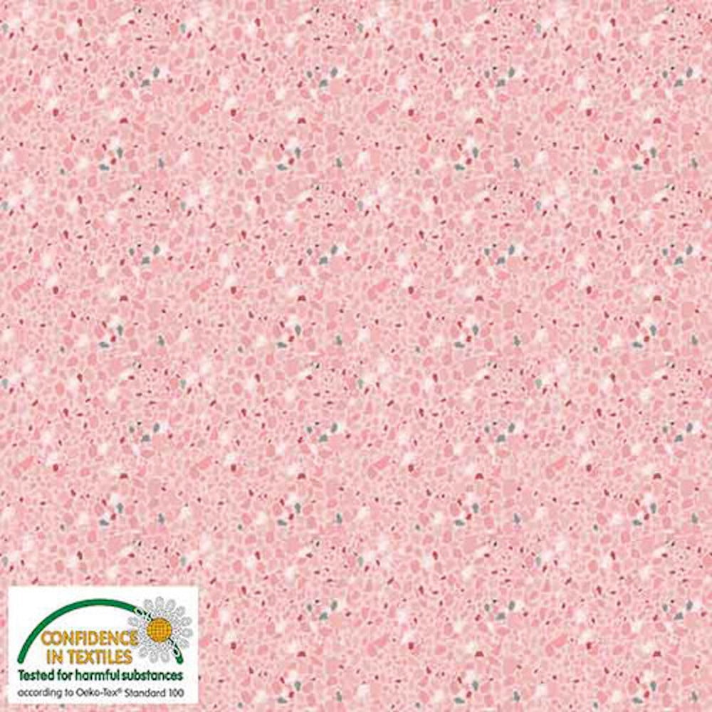 Stof European Quilting Best Bits Granite Pink Cotton Fabric By The Yard ...