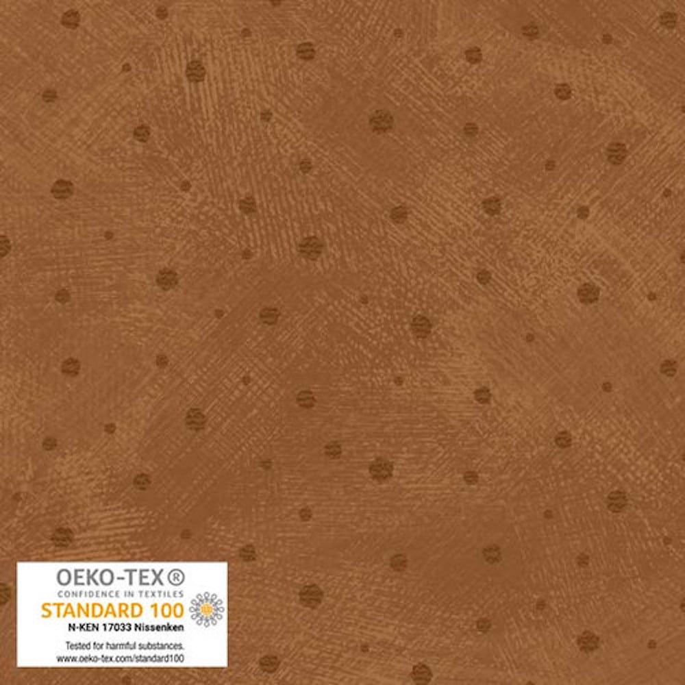 Stof European Quilting Medley Texture Dots Nut Cotton Fabric By The ...