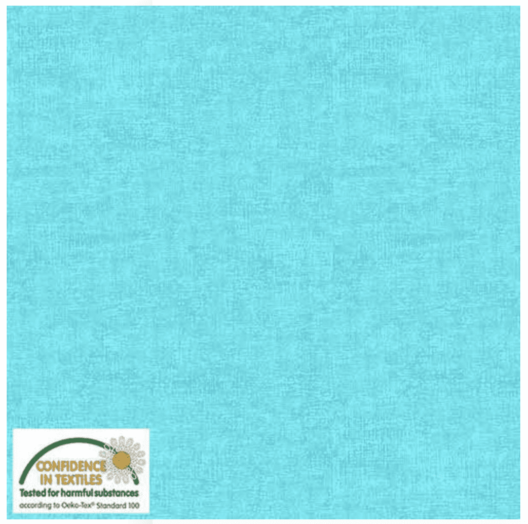 Stof Fabrics Melange Tonal Blender Turquoise Cotton Fabric By The Yard ...