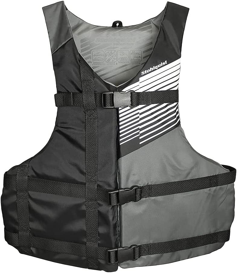 Stohlquist FIT Adult Life Jacket, US Guard Approved Type III Life Vest, PFD for Men and Women ...