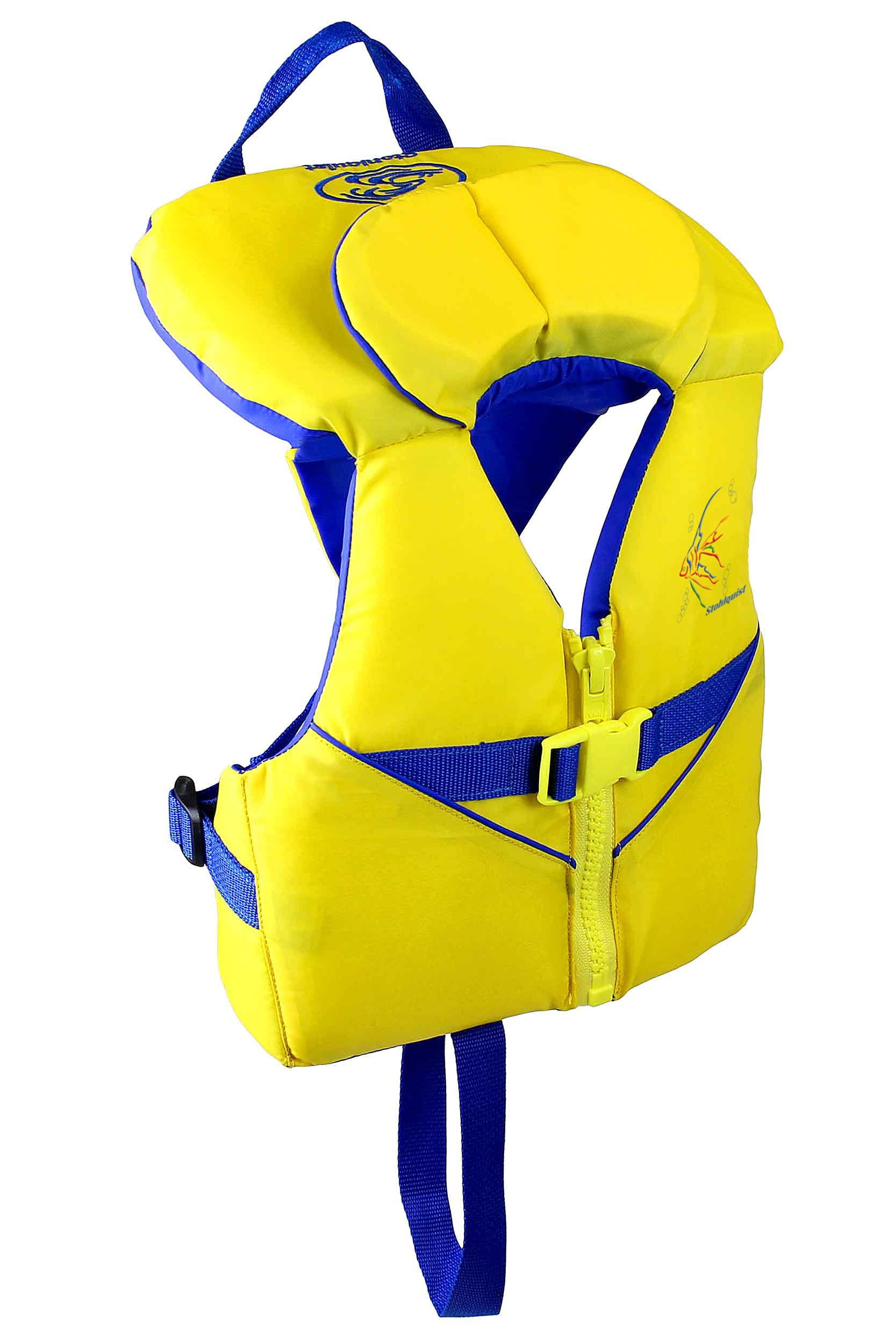 Stohlquist Infant and Child Life Jacket (Yellow/Blue, Infant 8-30lb ...