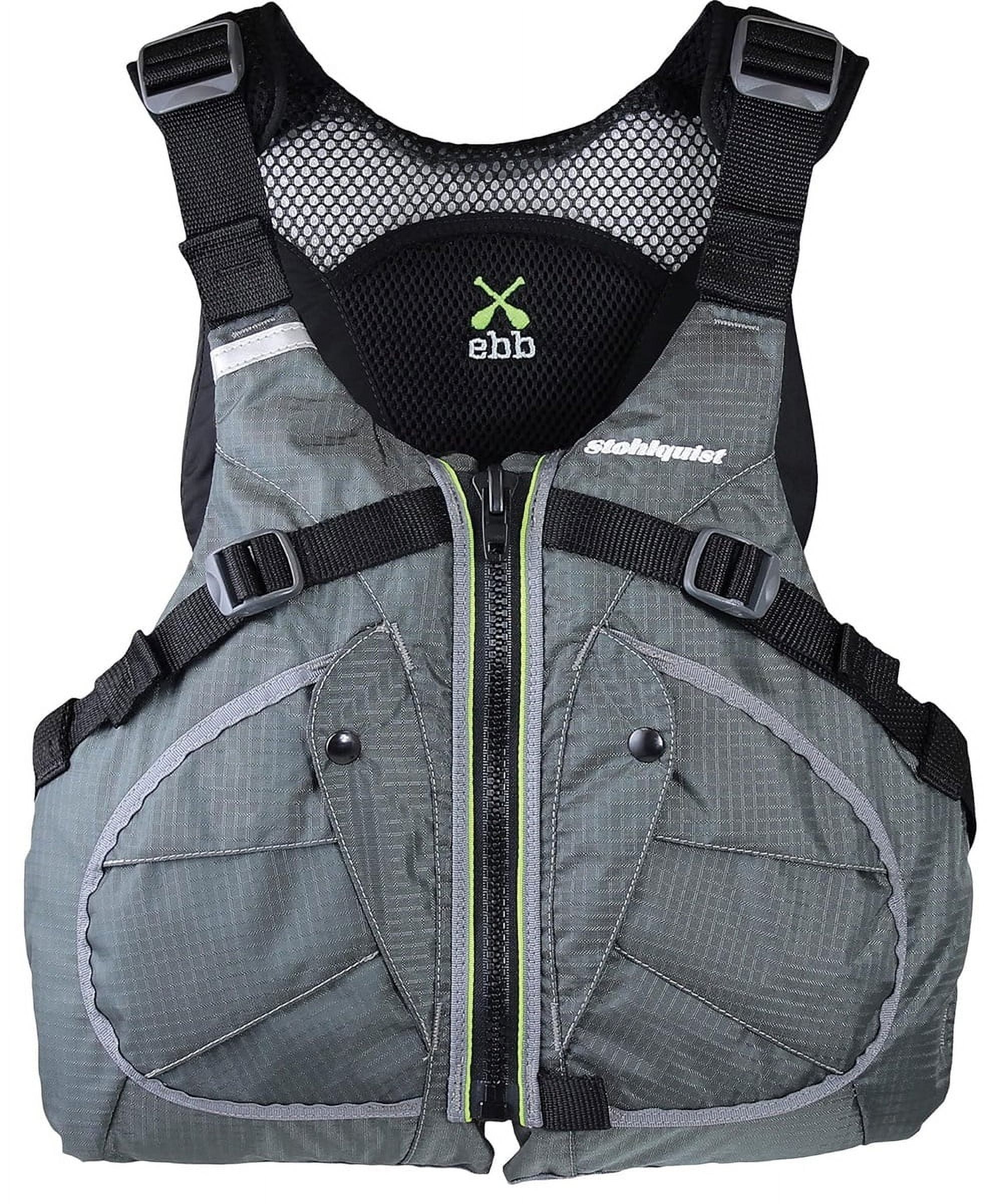 Stohlquist Men's Ebb Lifejacket (PFD) Gray XX-Large (46in - 52in ...