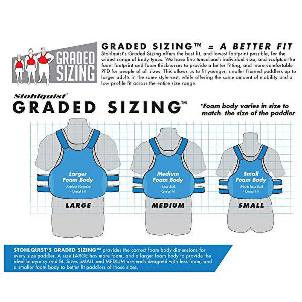 Stohlquist Men's Escape Lifejacket-Blue-XXL - Walmart.com