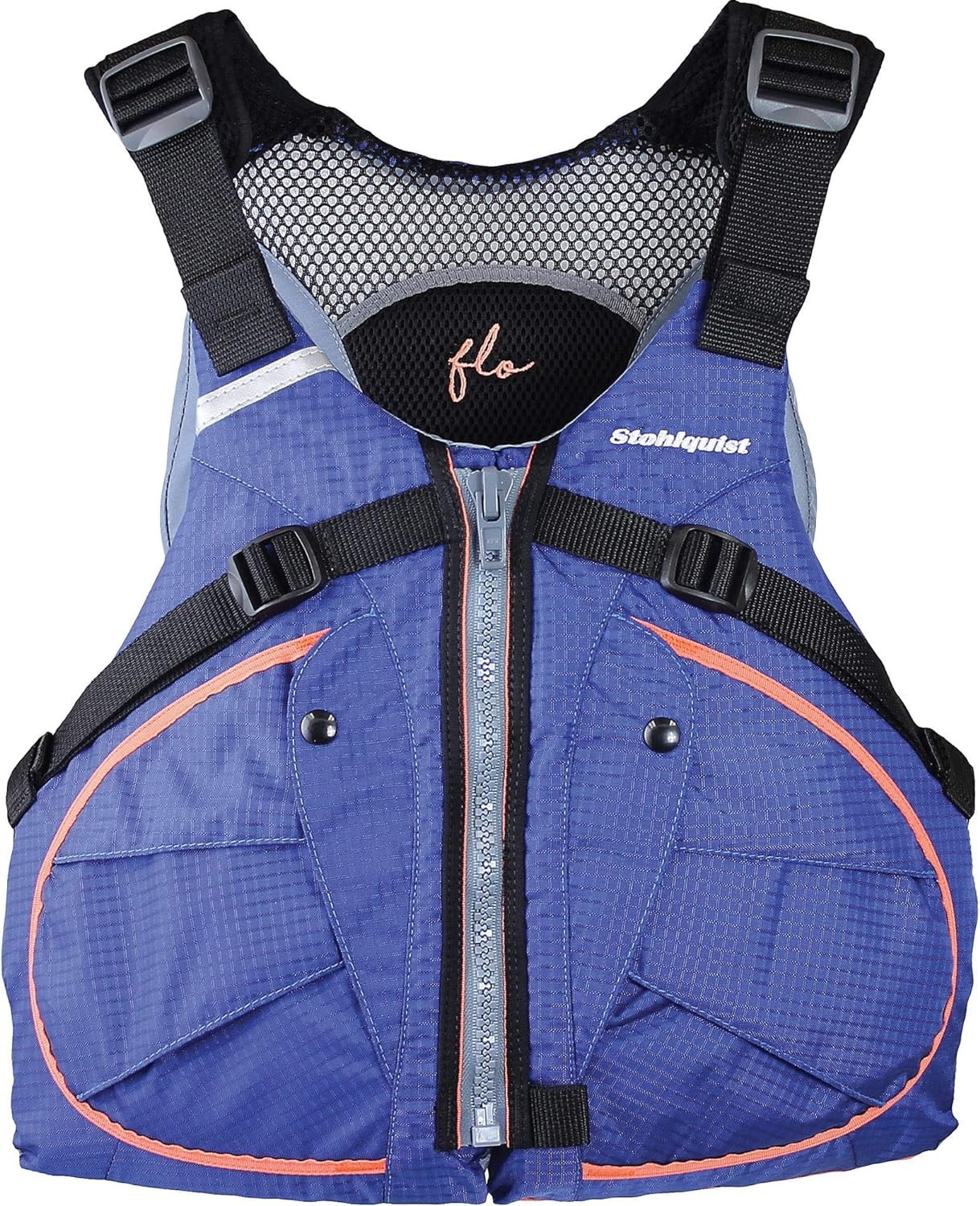 Stohlquist Women's Flo Life Jacket with Mesh Shoulders and Back Panels ...