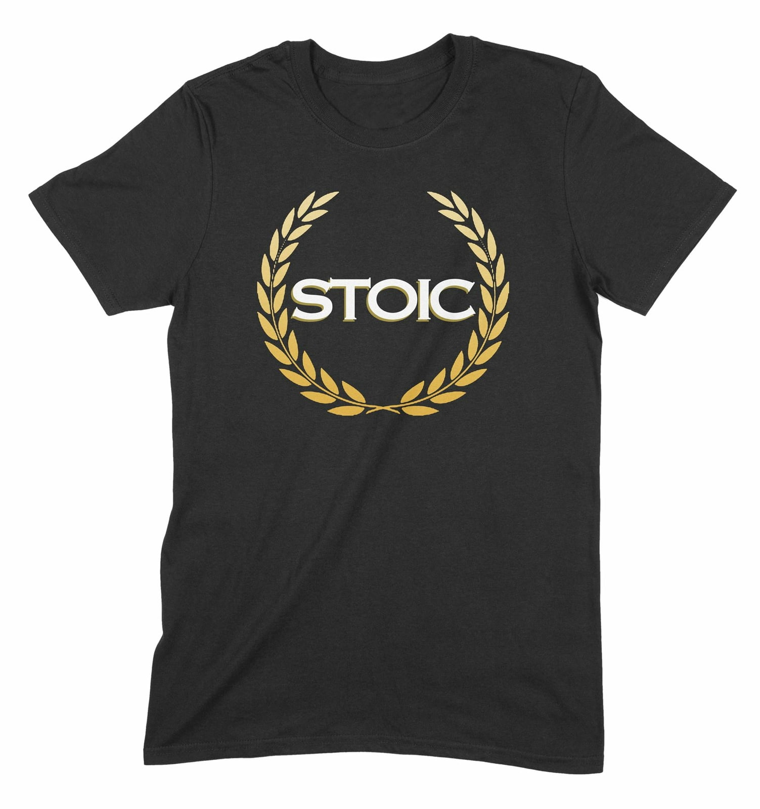 Stoic Laurel Leaf Logo Stoicism Mens T-Shirt - Philosophy - Walmart.com