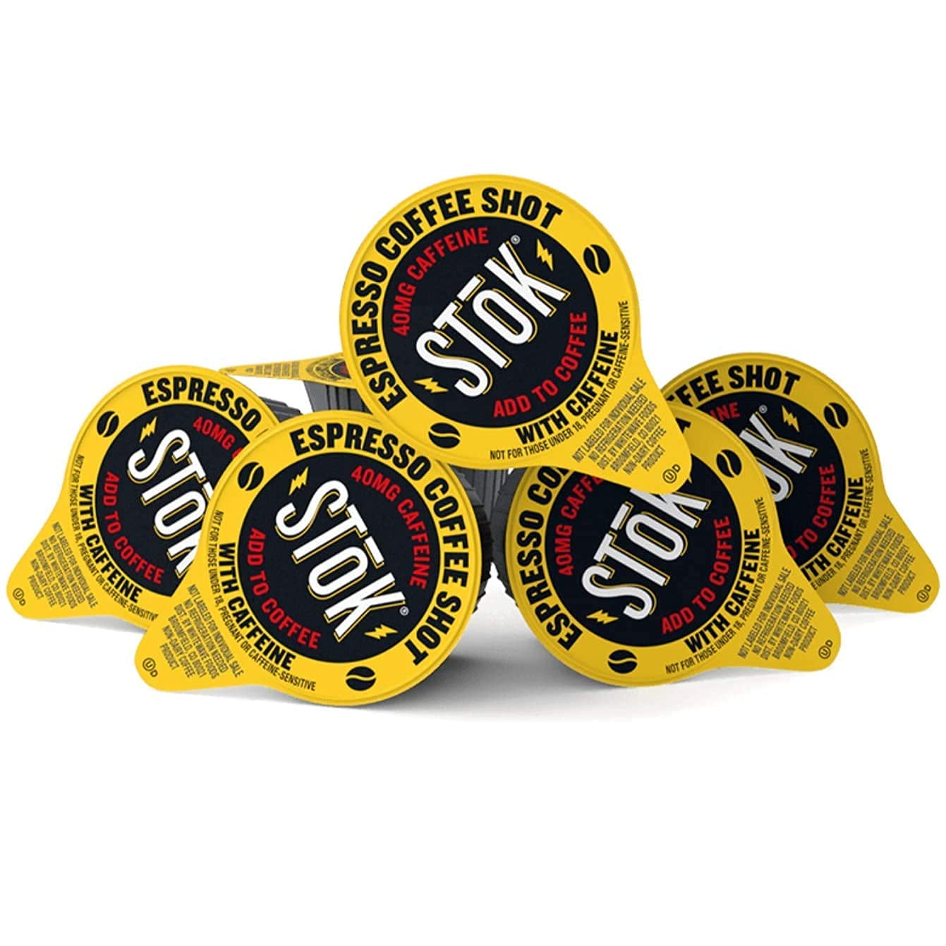 SToK Cold Brew Espresso Coffee Shot, Unsweetened, 40mg Caffeine, Single ...