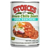Stokes Green Chile Sauce Pork Ranchero, Mild, 15 oz Can - Walmart.com