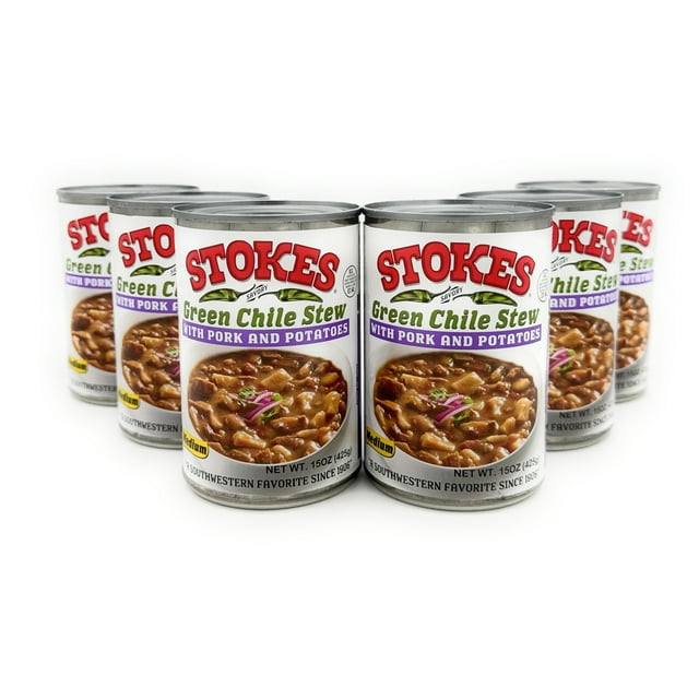 Stokes Green Chile Stew with Pork and Potatoes Pack of 6 - Walmart.com