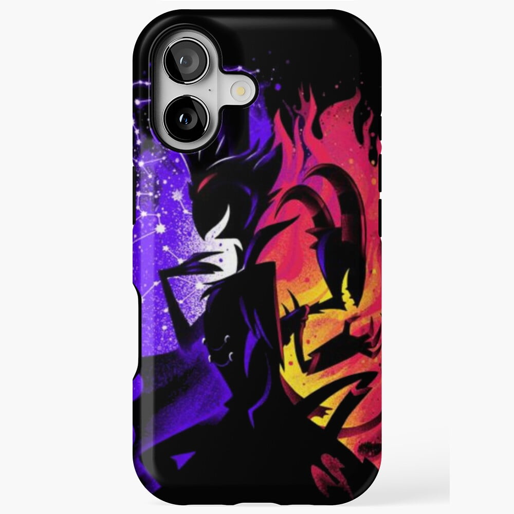 Stolas Blitzo Meme Helluva Boss Retro Fan Art Case for iPhone 17 16 15 ...