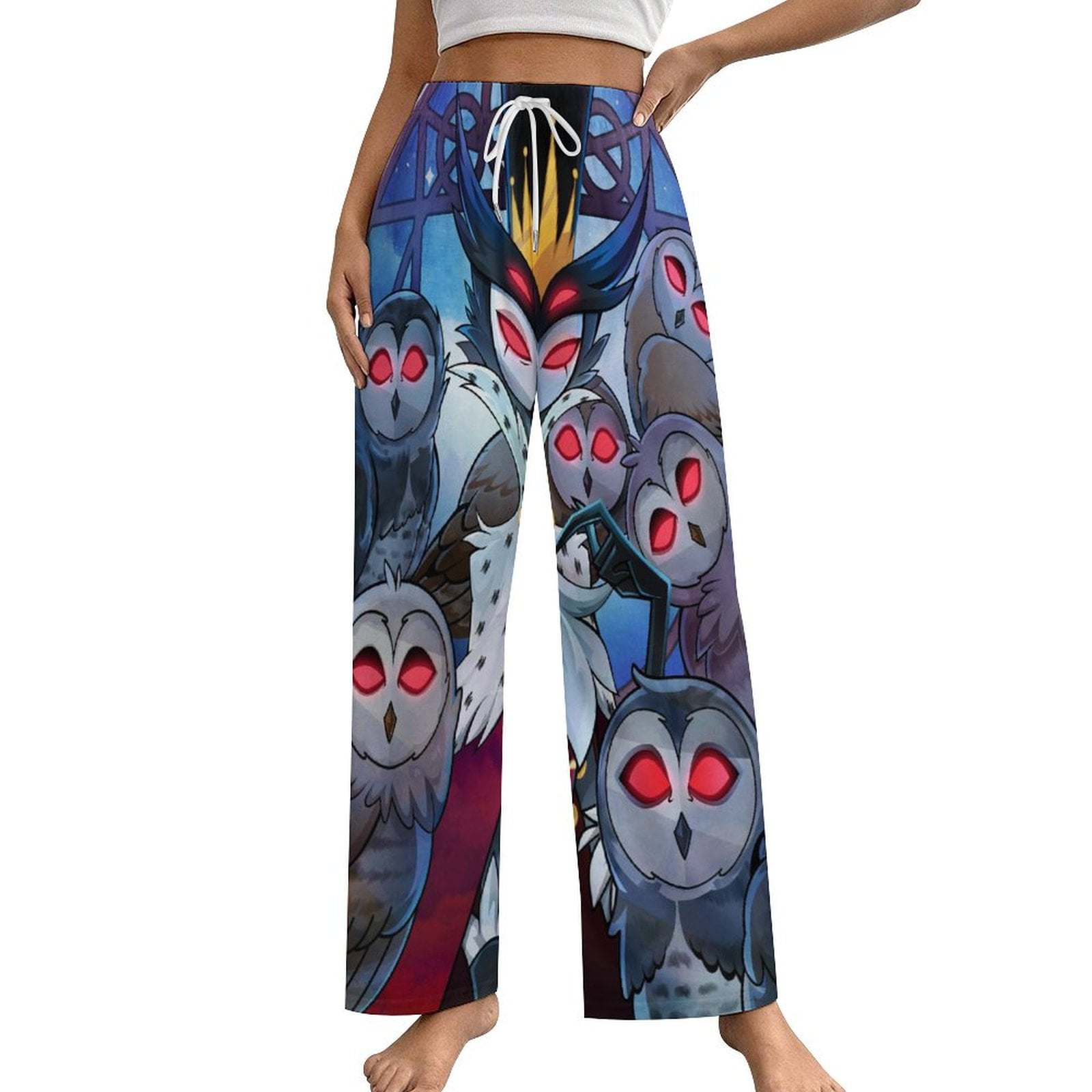 Stolas Helluva Boss Adult Pajama Suit Long Sleeve Sleepwear Soft Pjs ...