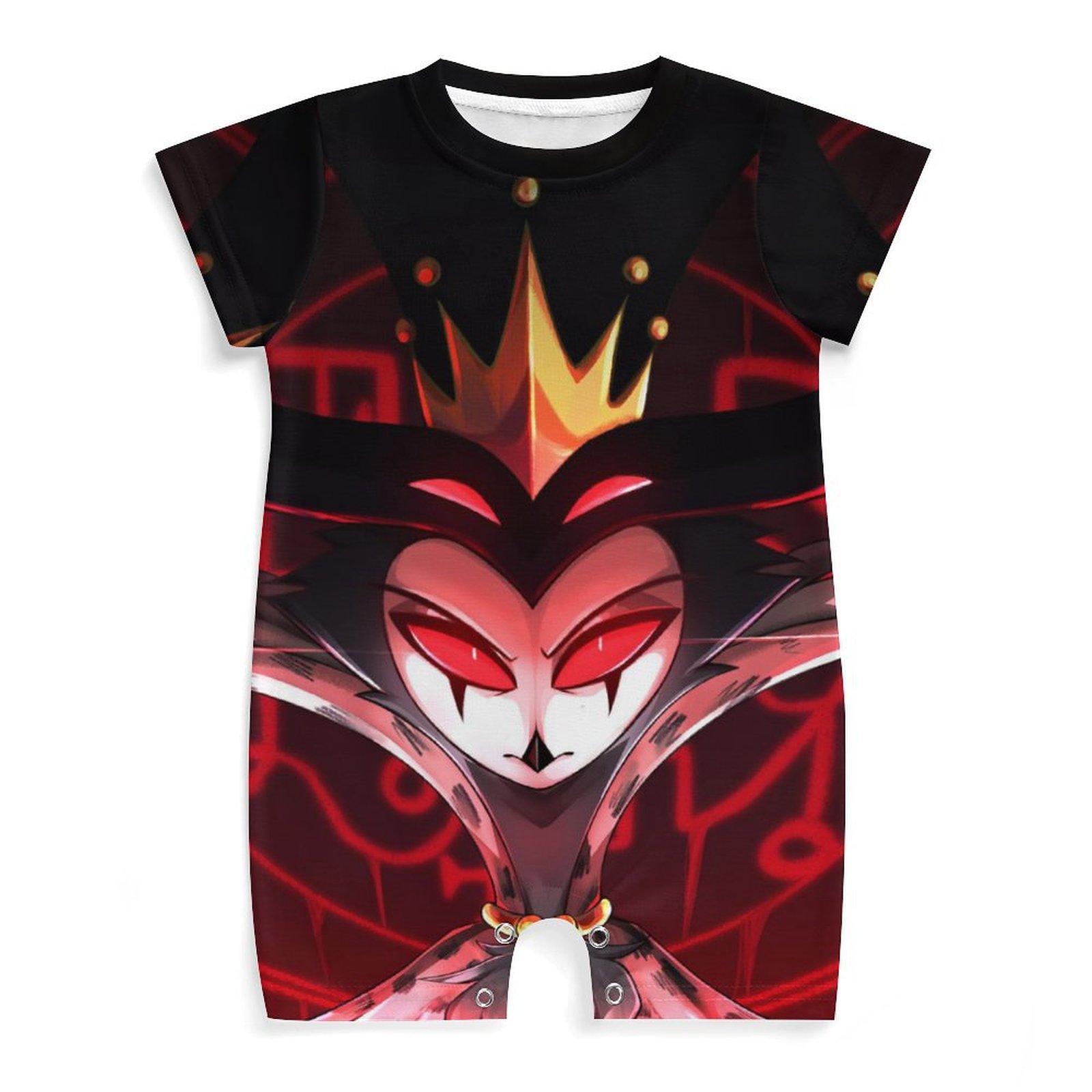 Stolas Helluva Boss Baby One-Piece Rompers Summer Short Sleeve Outfit ...