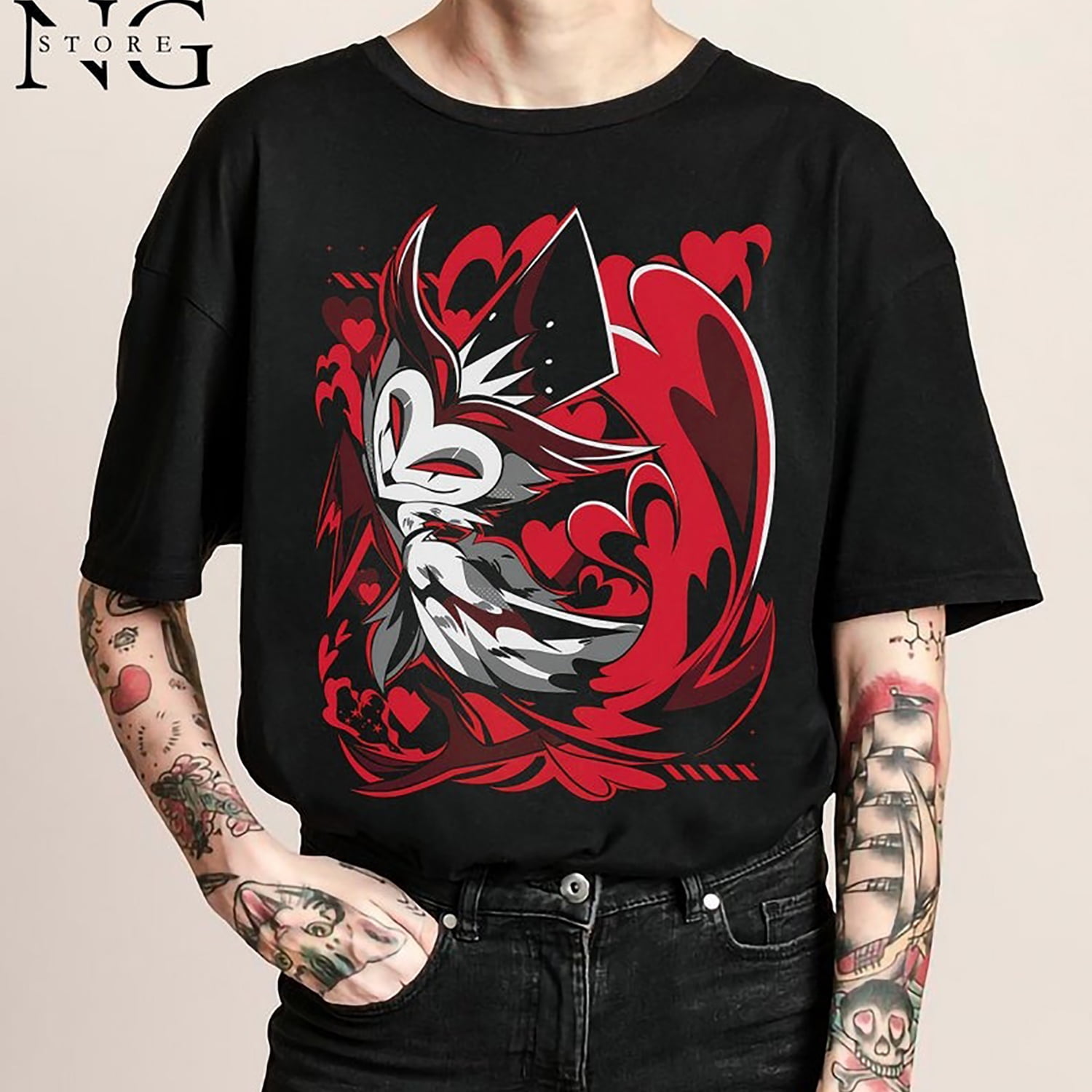 Stolas Helluva Boss Characters, Hazbin Hotel Tshirt, Hazbin Hotel ...