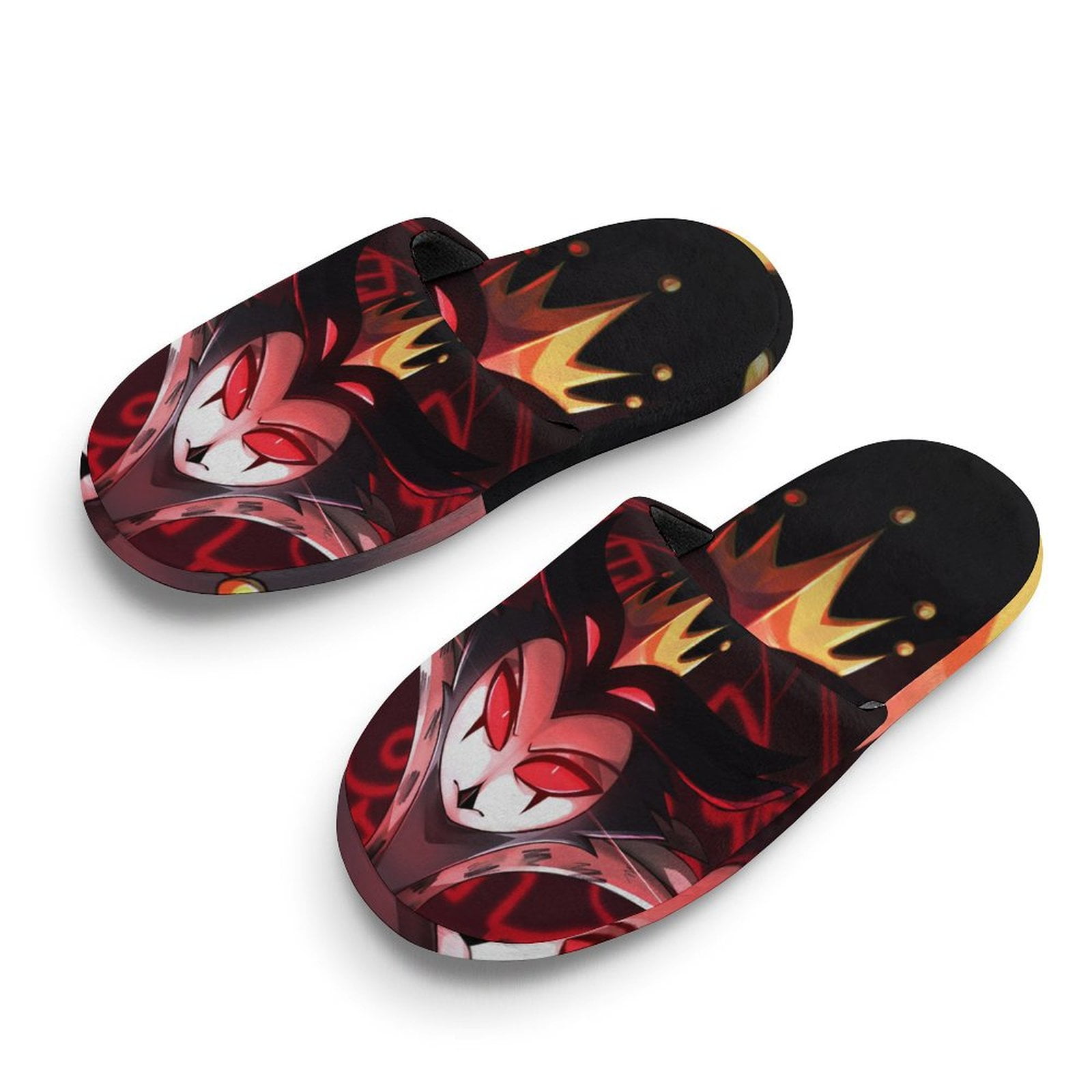 Stolas Helluva Boss Cotton Slippers For Kids Flannel Plush Fluffy Warm ...