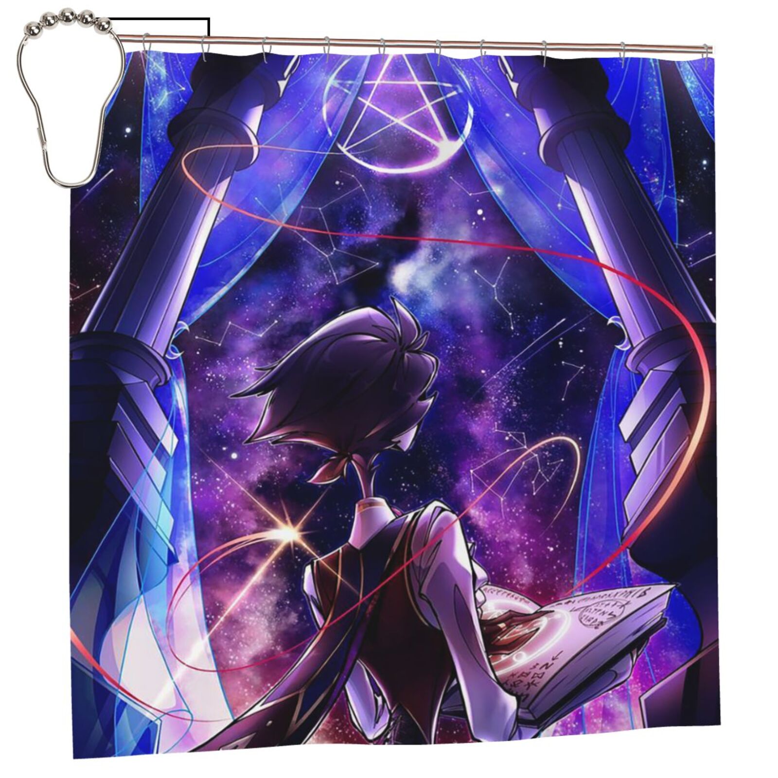 Stolas Helluva Boss Shower Curtain 72 X 72 In For Bathroom Decor Fabric ...