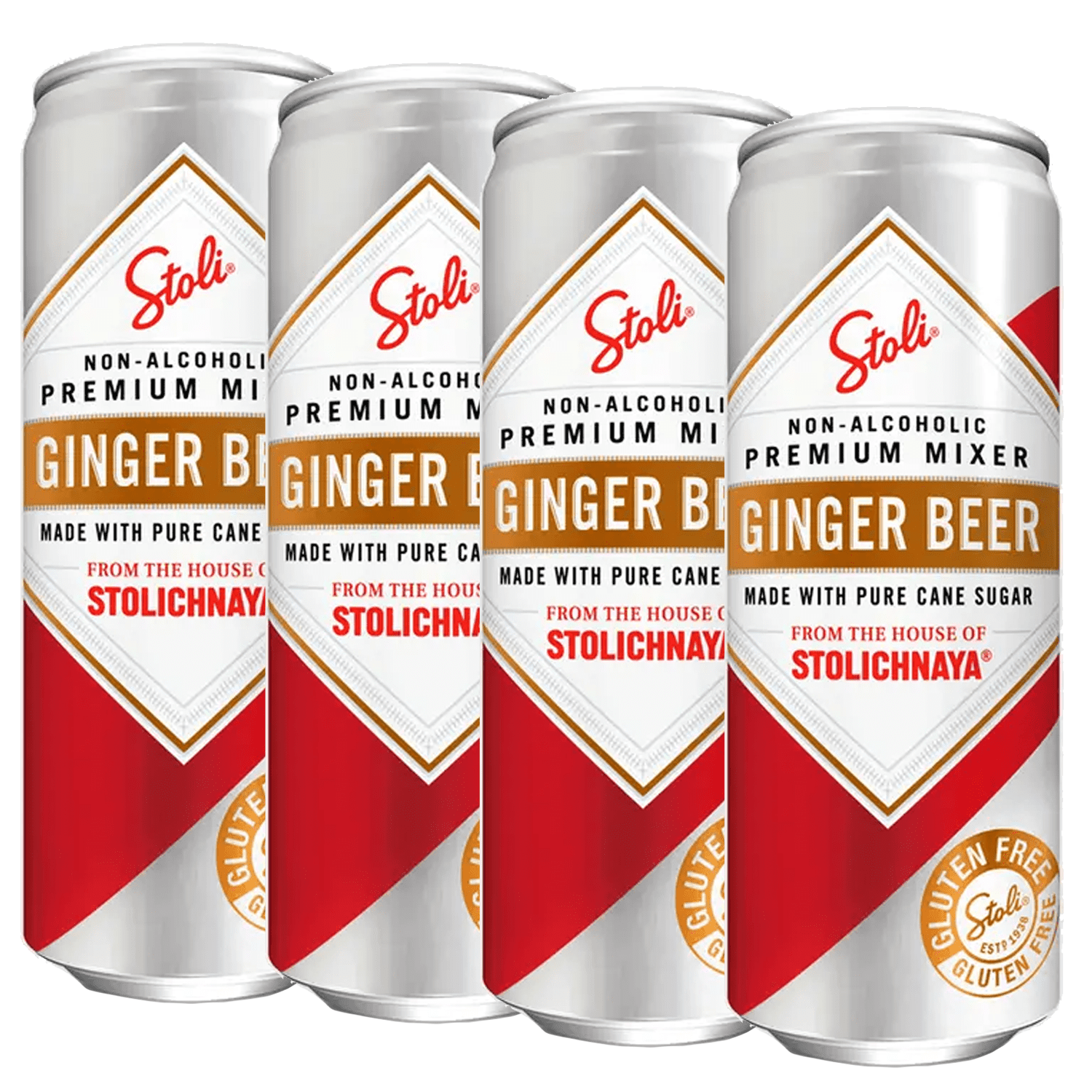 Stolichnaya Non-Alcoholic Ginger Beer - Crafted with Pure Cane Sugar ...