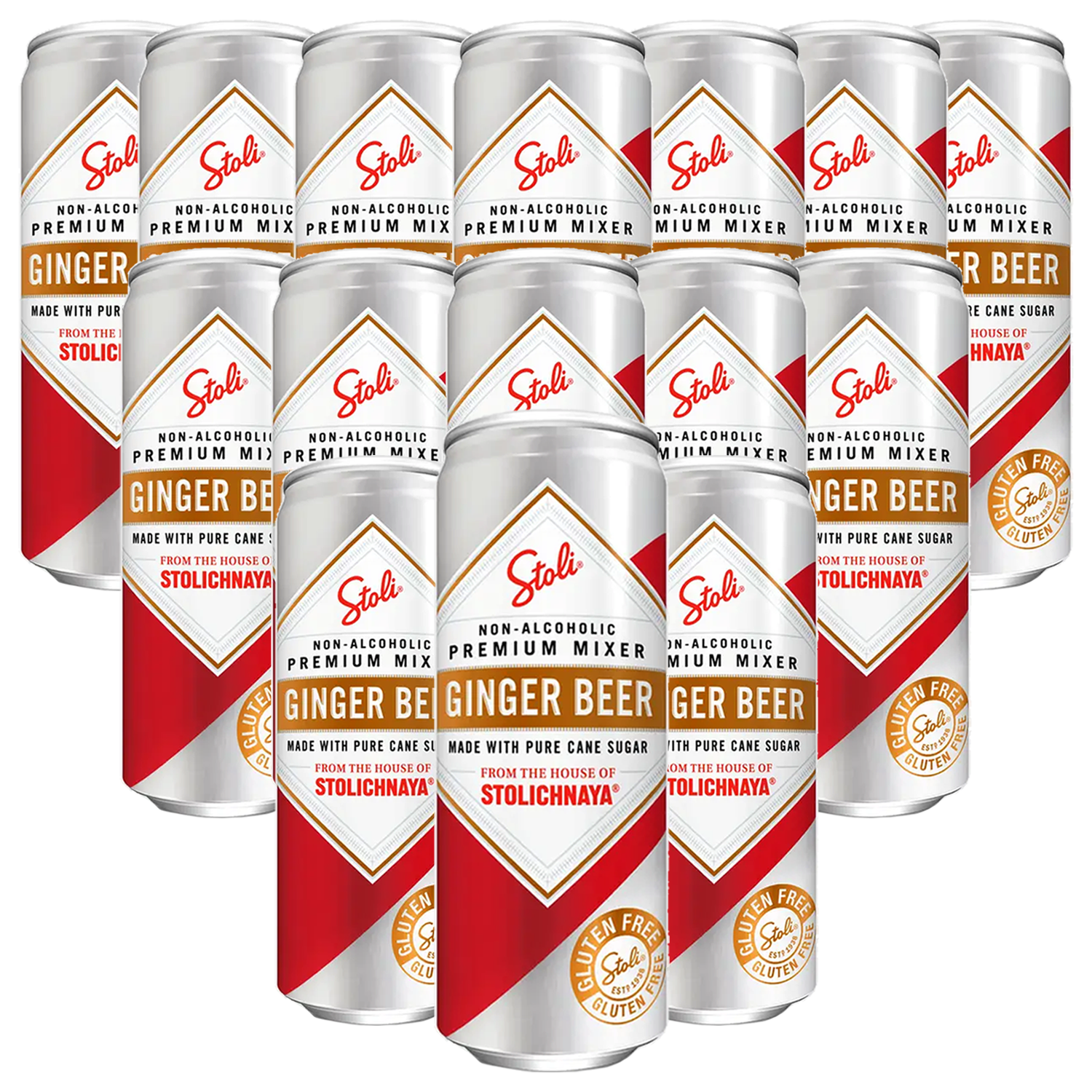 Stolichnaya Non-Alcoholic Ginger Beer - Crafted with Pure Cane Sugar ...