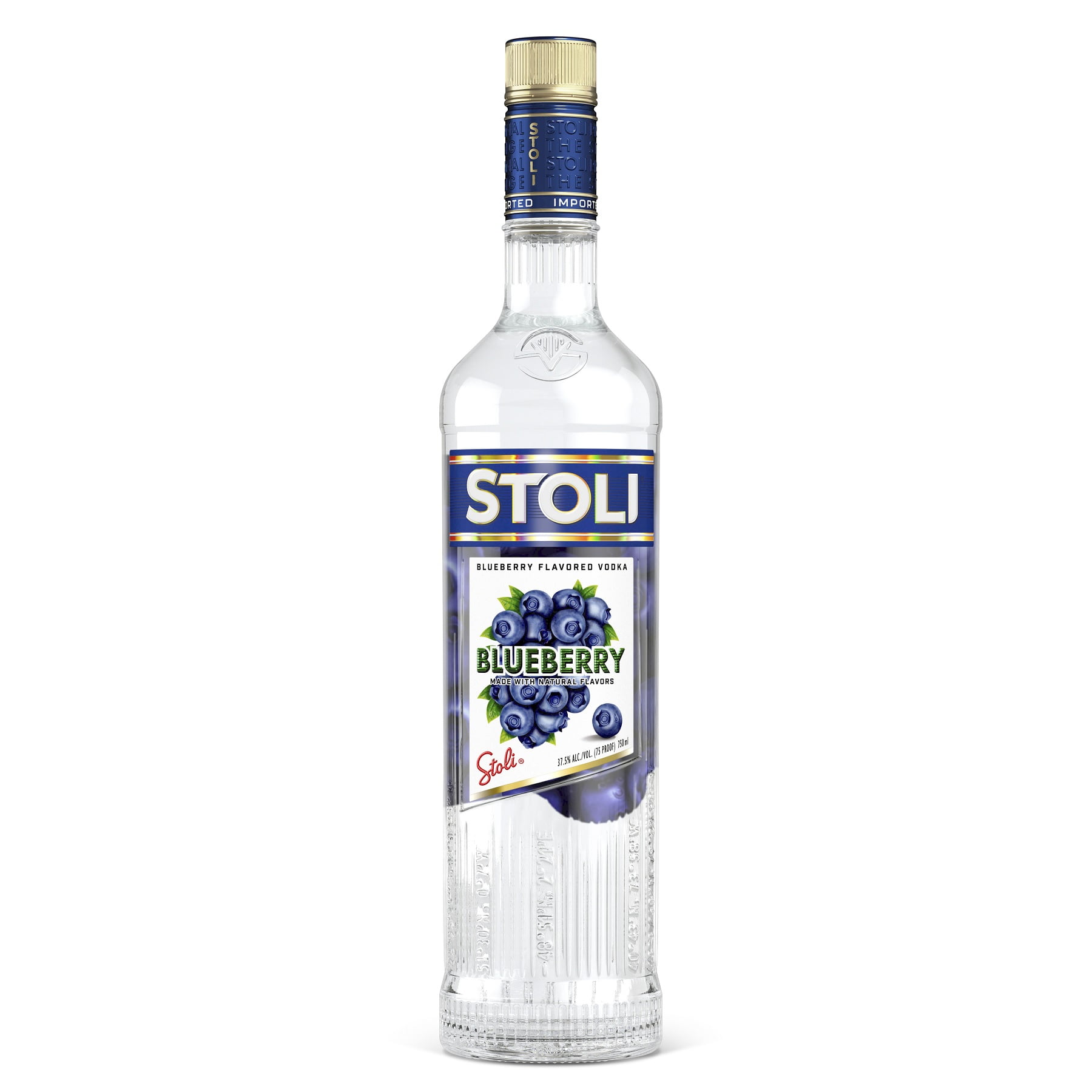 Stolichnaya Stoli Blueberi Blueberry Flavored Vodka, 750 ml Bottle, 38% ...