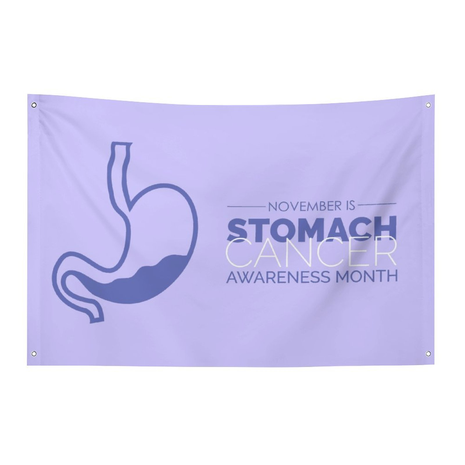 Stomach Cancer Awareness Periwinkle Ribbon (7) Banner Backdrop Large ...