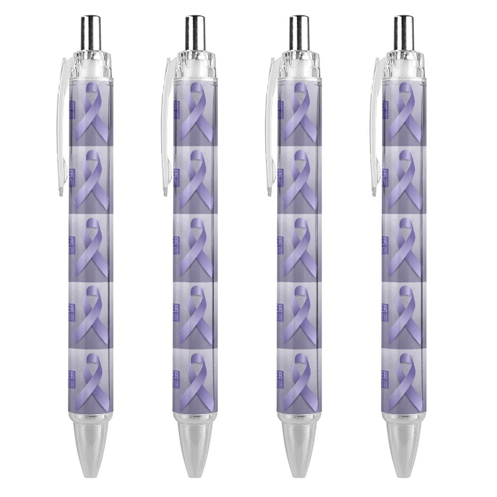 Stomach Cancer Awareness Periwinkle Ribbon Ballpoint Pen Retractable ...