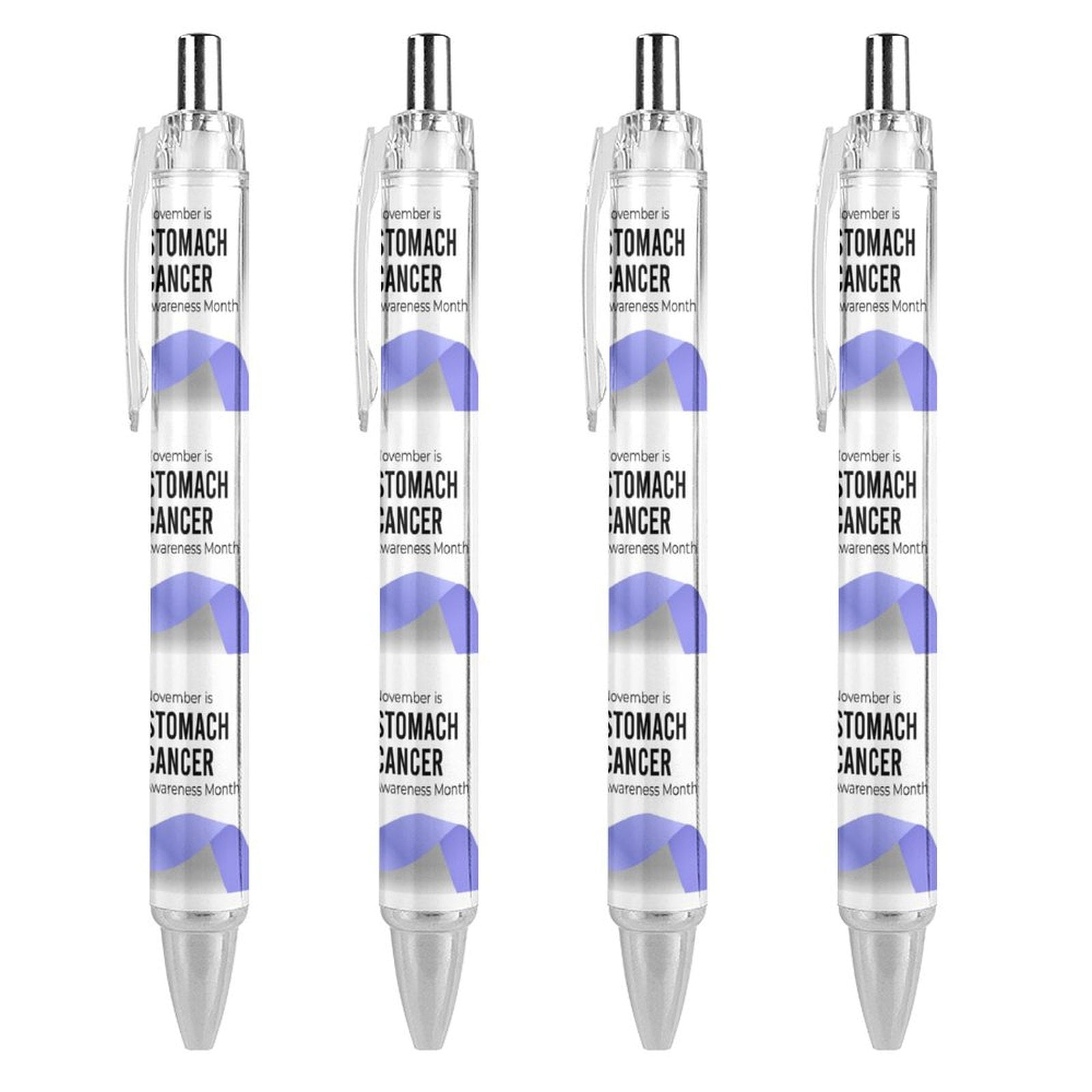 Stomach Cancer Awareness Periwinkle Ribbon Ballpoint Pen Retractable ...