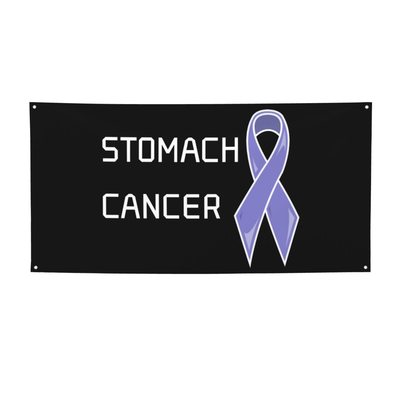 Stomach Cancer Awareness Periwinkle Ribbon Banner Backdrop Porch Sign ...