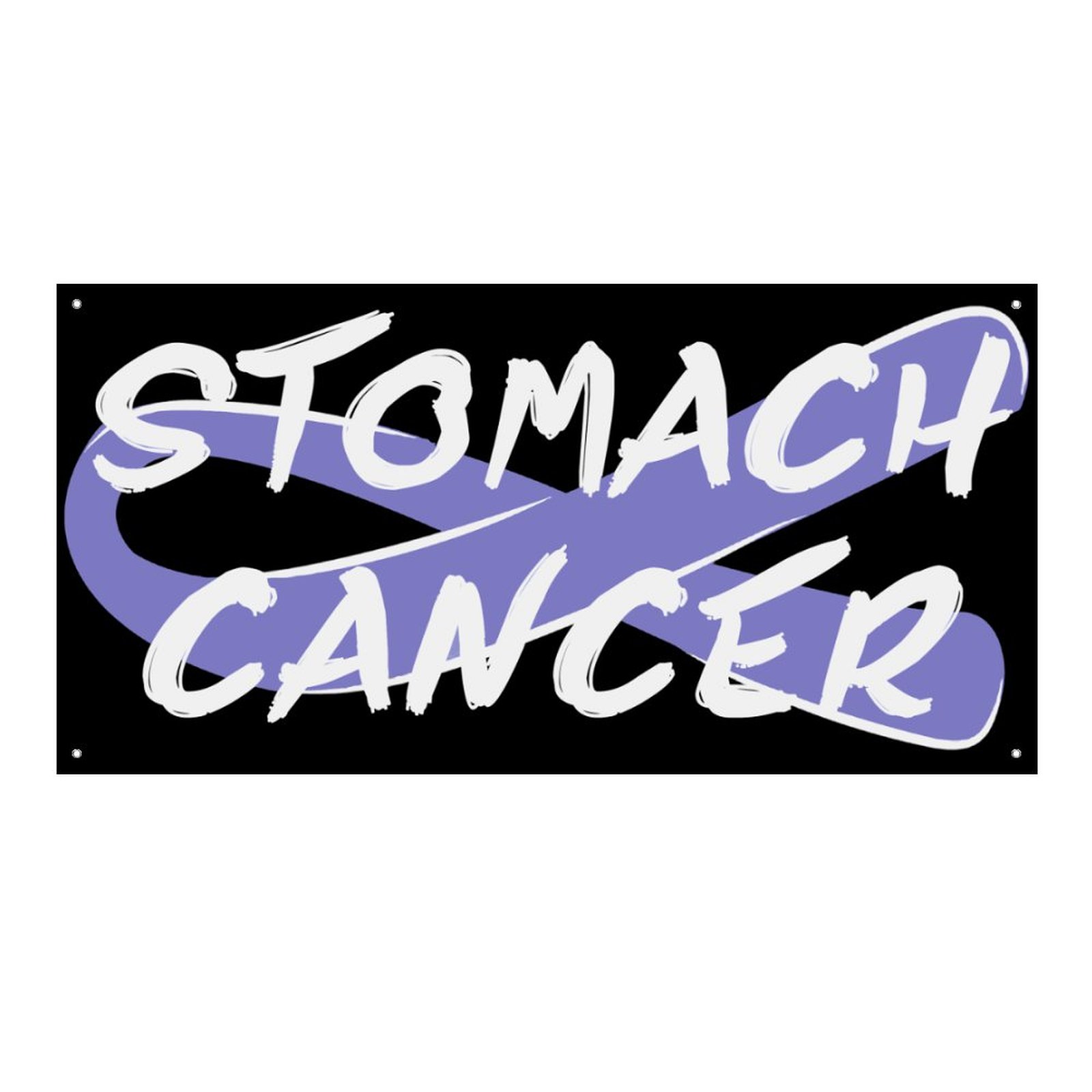 Stomach Cancer Awareness Periwinkle Ribbon Banners Flag Hanging ...