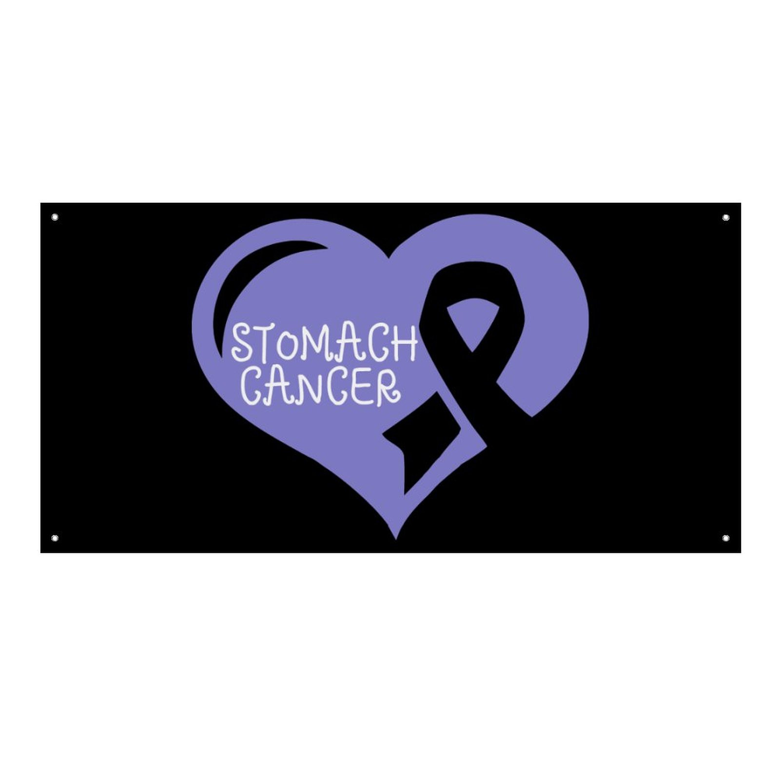 Stomach Cancer Awareness Periwinkle Ribbon Banners Flag Hanging ...