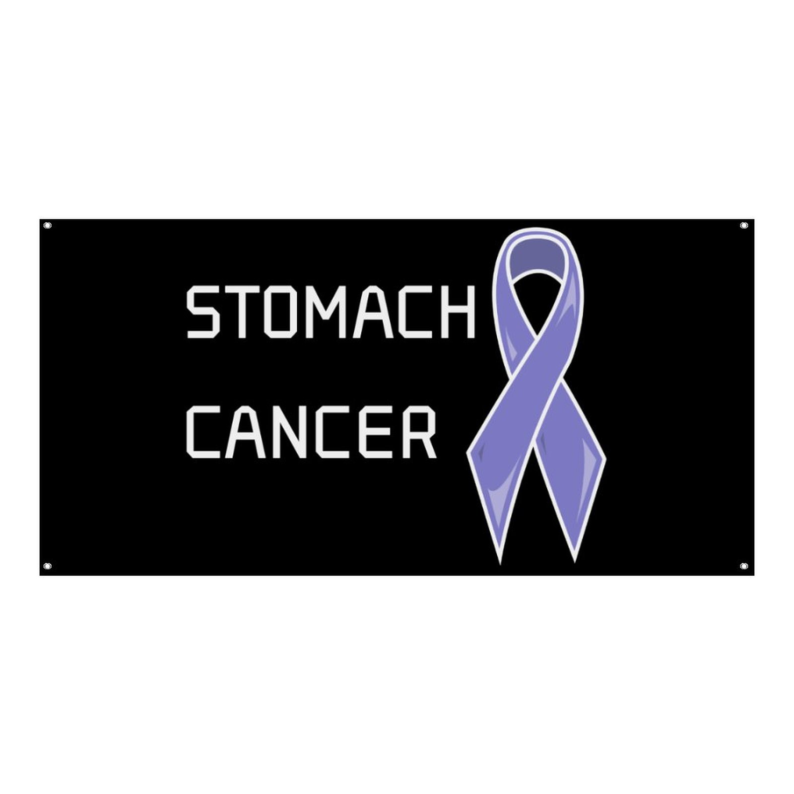 Stomach Cancer Awareness Periwinkle Ribbon Banners Flag Hanging ...