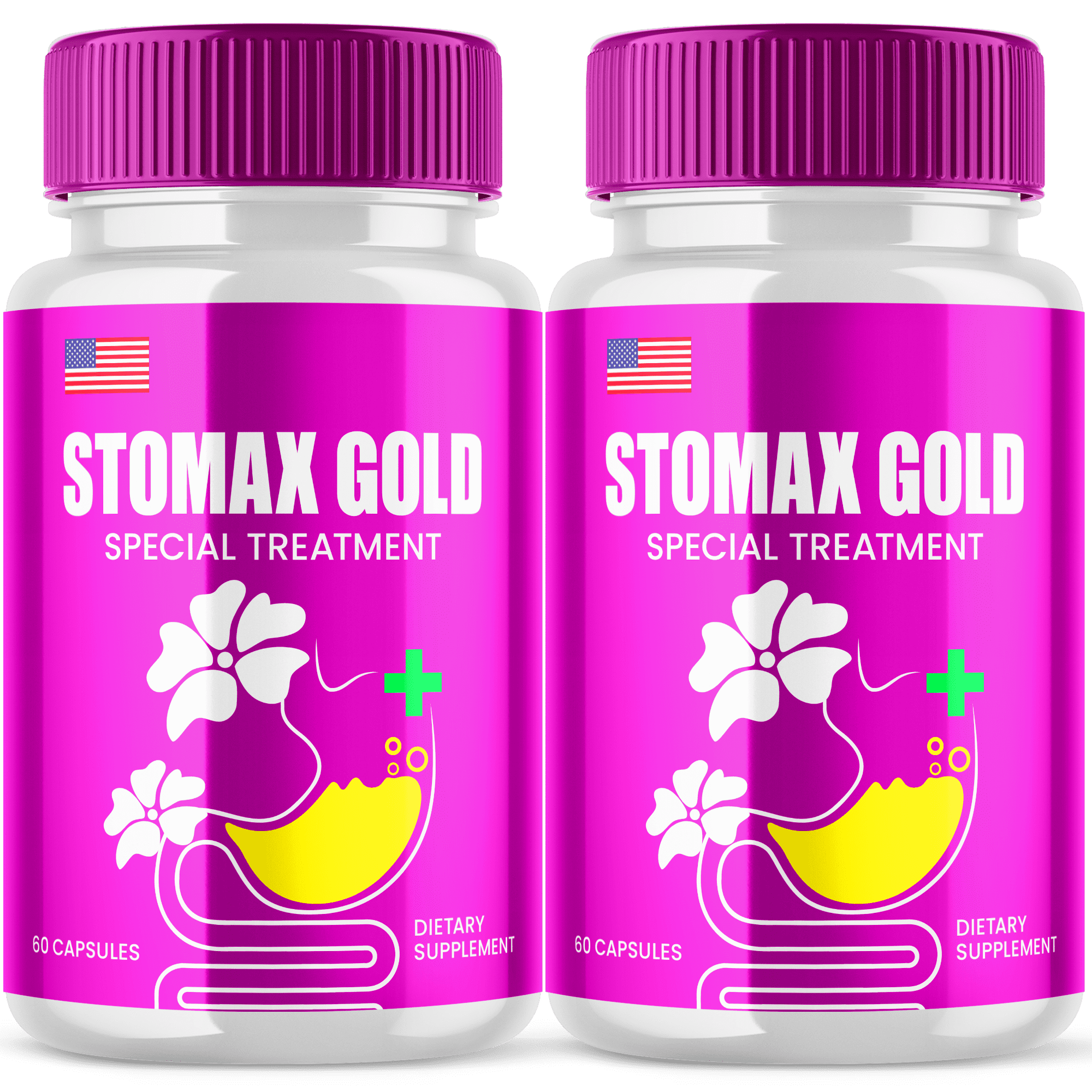 Stomax Gold Gut Health Pills Advanced Formula Digestion Support 120 ...