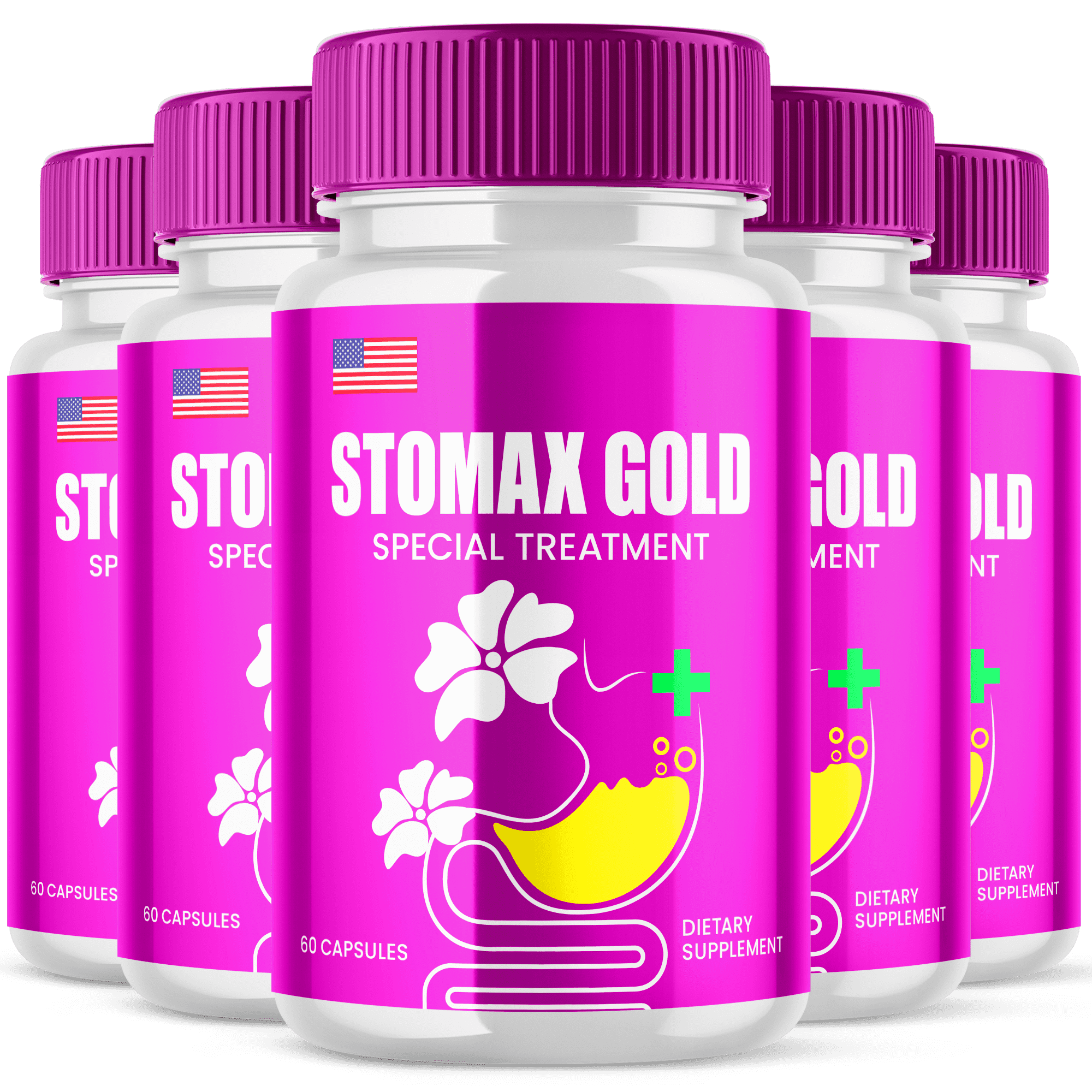 Stomax Gold Gut Health Pills Advanced Formula Digestion Support 300 ...