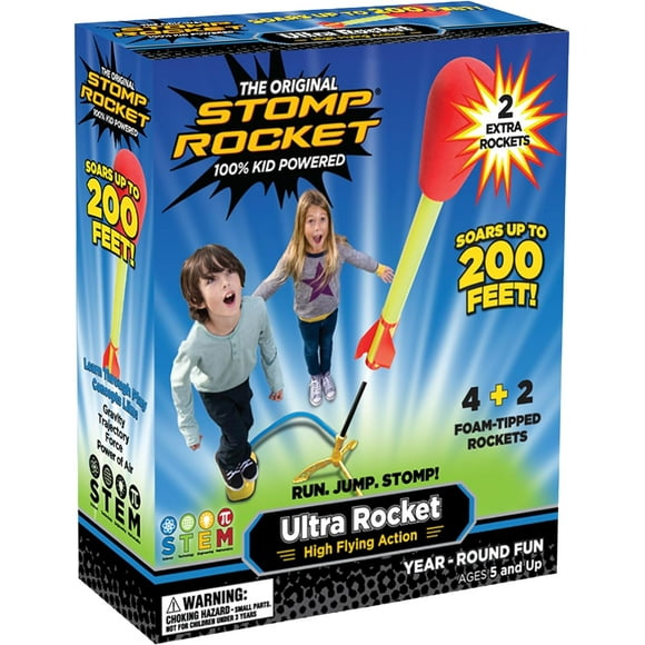Foot Pump Rocket Launcher Toy