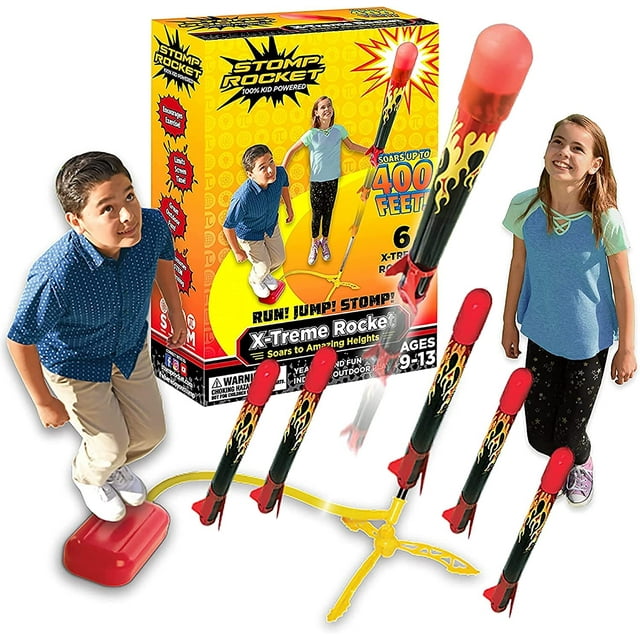 Stomp Rocket® Original X-treme Rocket Launcher for Kids, Soars 400 Ft ...