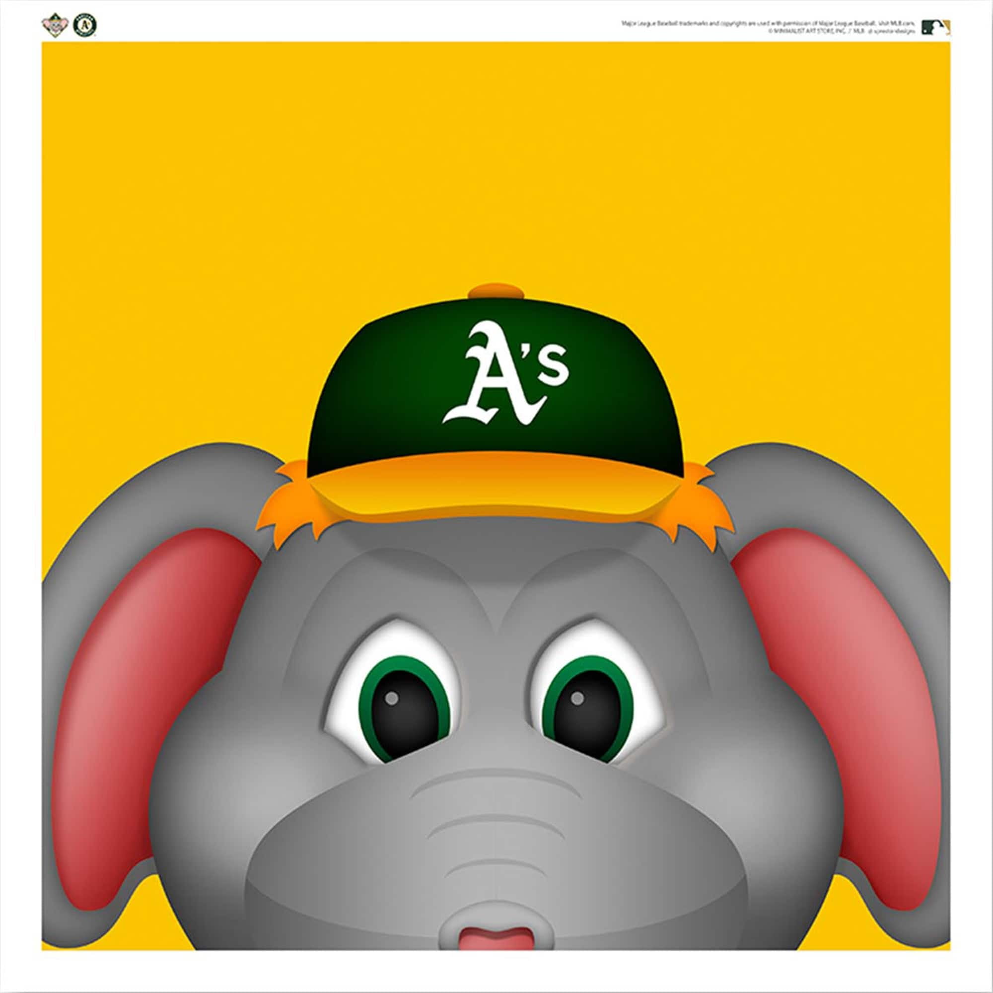 Stomper Athletics 12'' x 12'' Minimalist Mascot Poster Print - Walmart.com