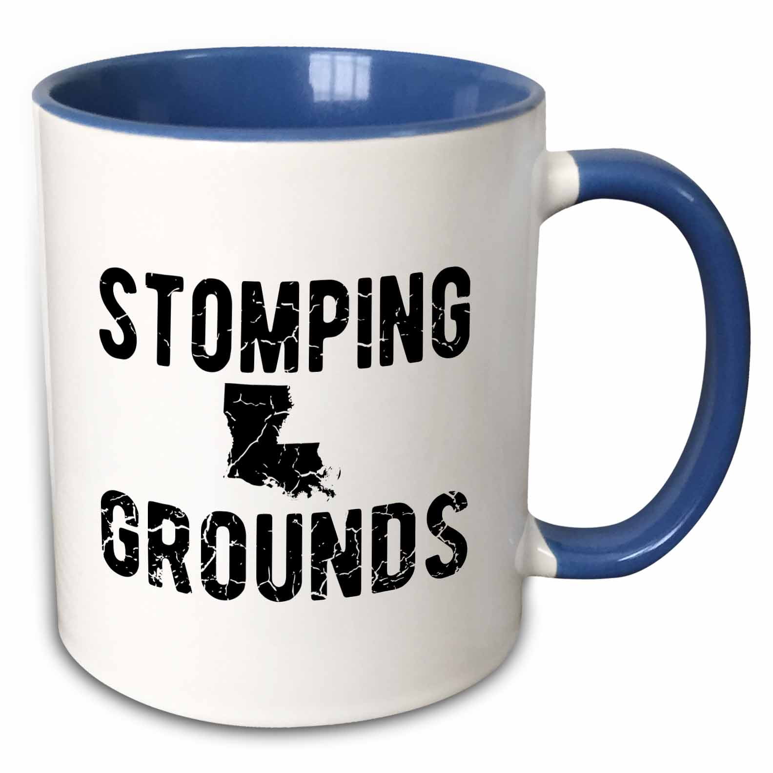3drose, Stomping Grounds. Cracked Black Lettering and Louisiana on ...