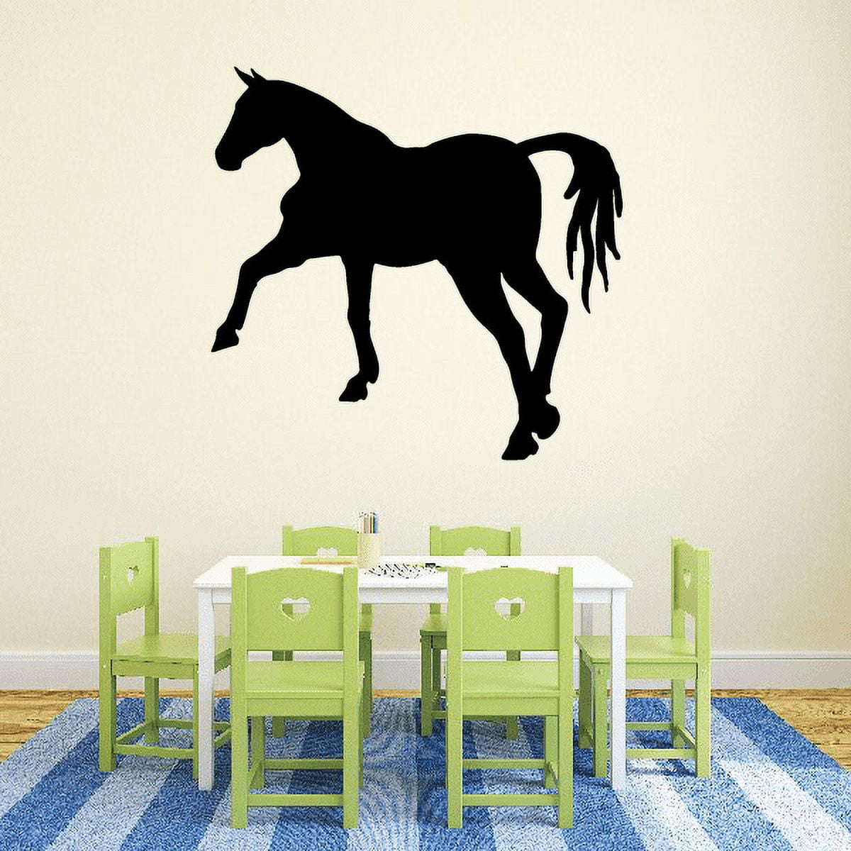 Stomping Horse Silhouette Decal - 36 Inches - Walmart.com