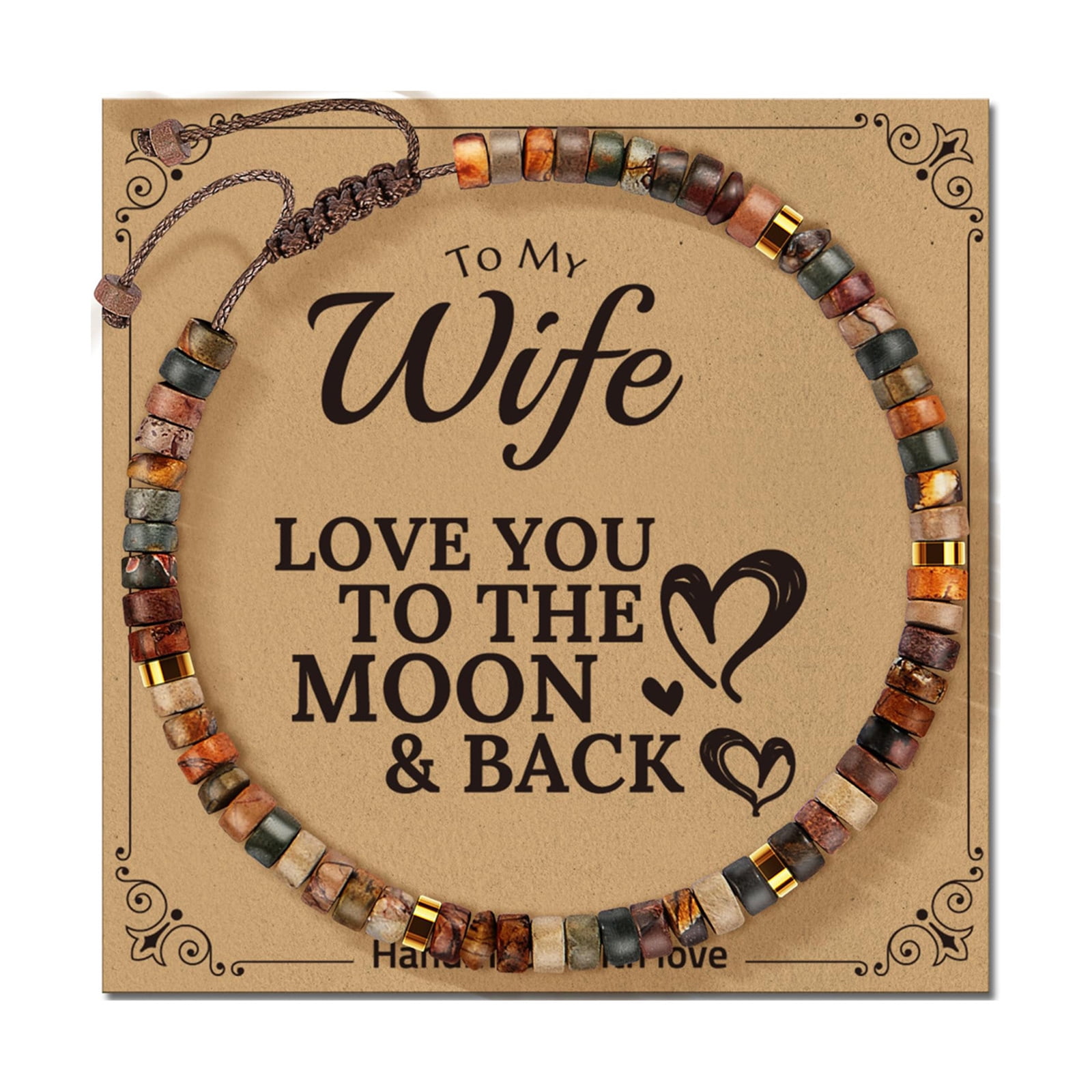 Stone Adjustable Handwoven With Blessing Card Available In Multiple ...