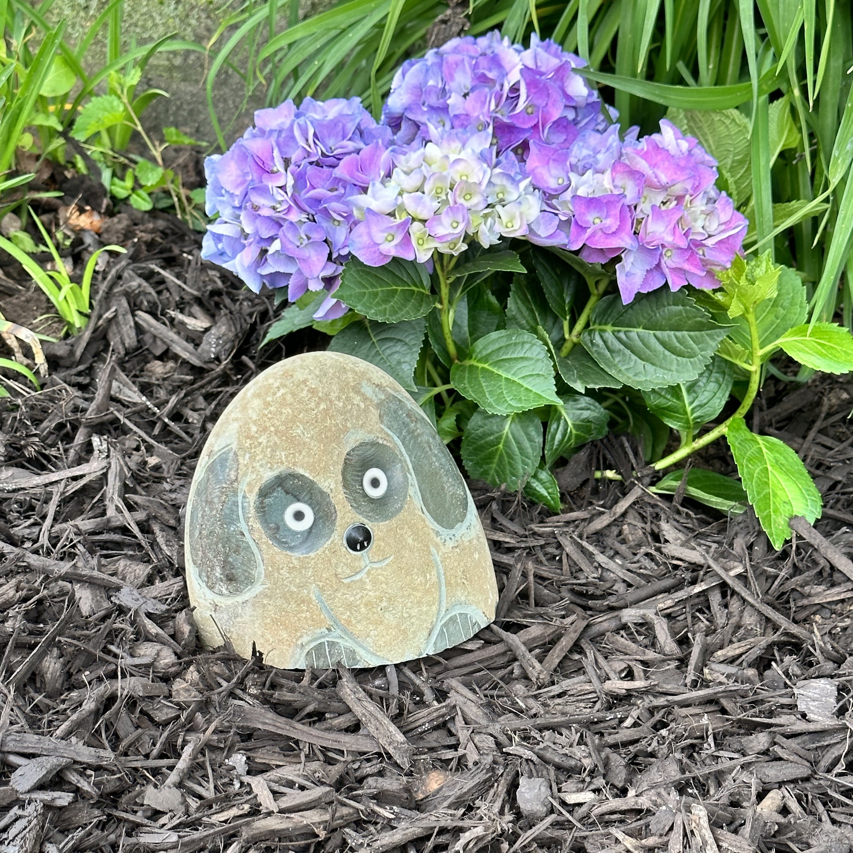 Stone Age Creations 6" H Boulder Dog - Walmart.com