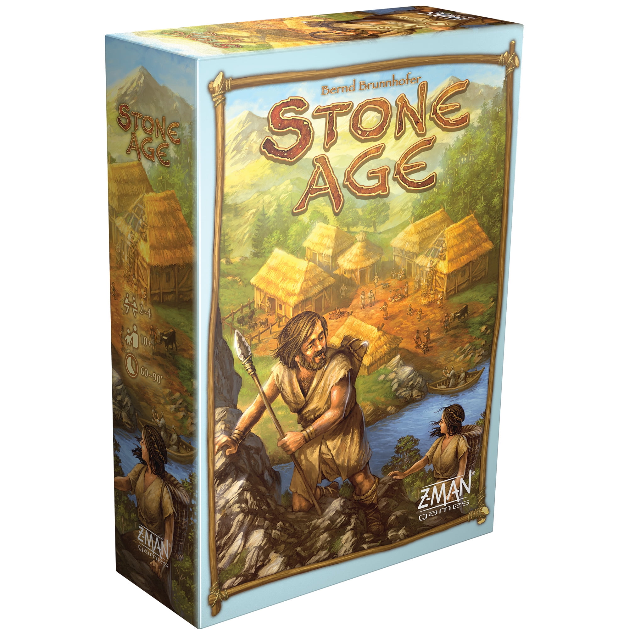 Free Shipping! Stone Age Family Strategy Board Game for Ages 10 and up ...